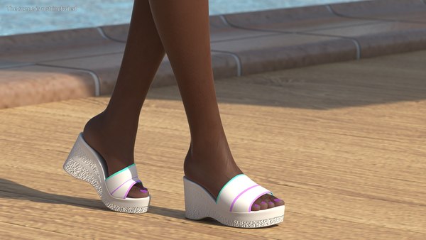 modelo 3d Pose de pie de chica de bikini de piel oscura - TurboSquid ...