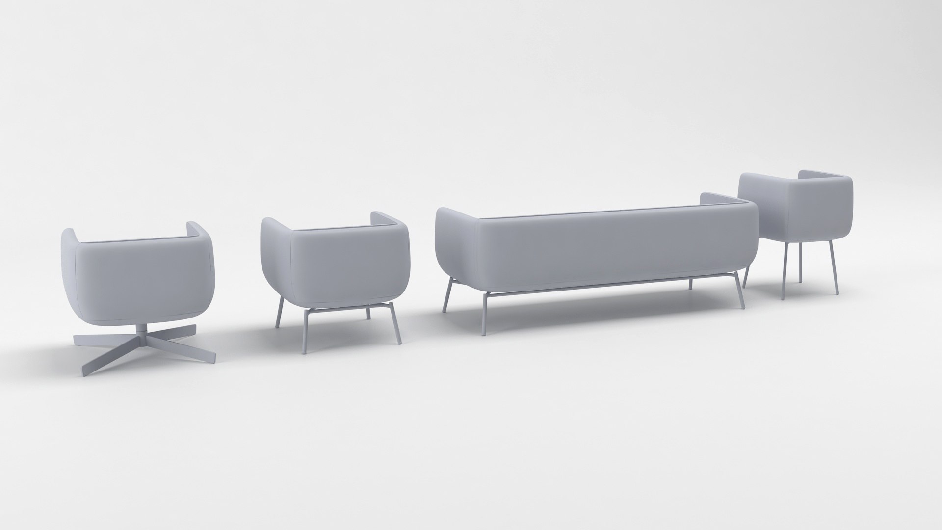 3D Oddset Deberenn Lounge Chairs - TurboSquid 1518135