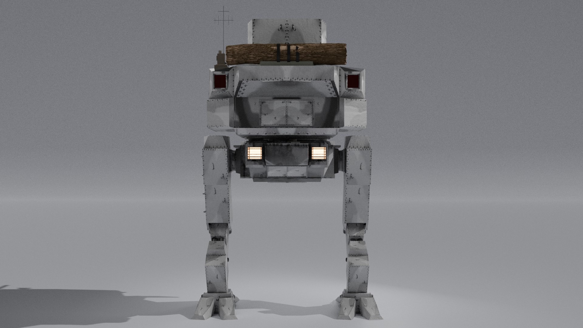 3D Panzer Mech Walker With RIG And LOWPOLY Winter Camo - TurboSquid 1993393
