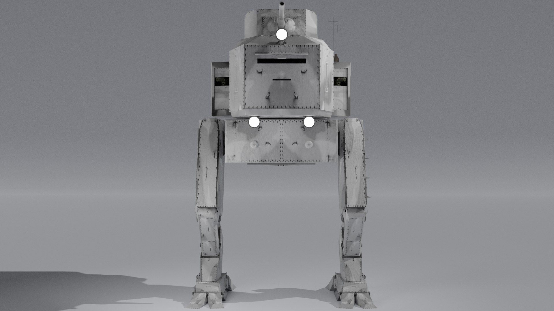 3D Panzer Mech Walker With RIG And LOWPOLY Winter Camo - TurboSquid 1993393
