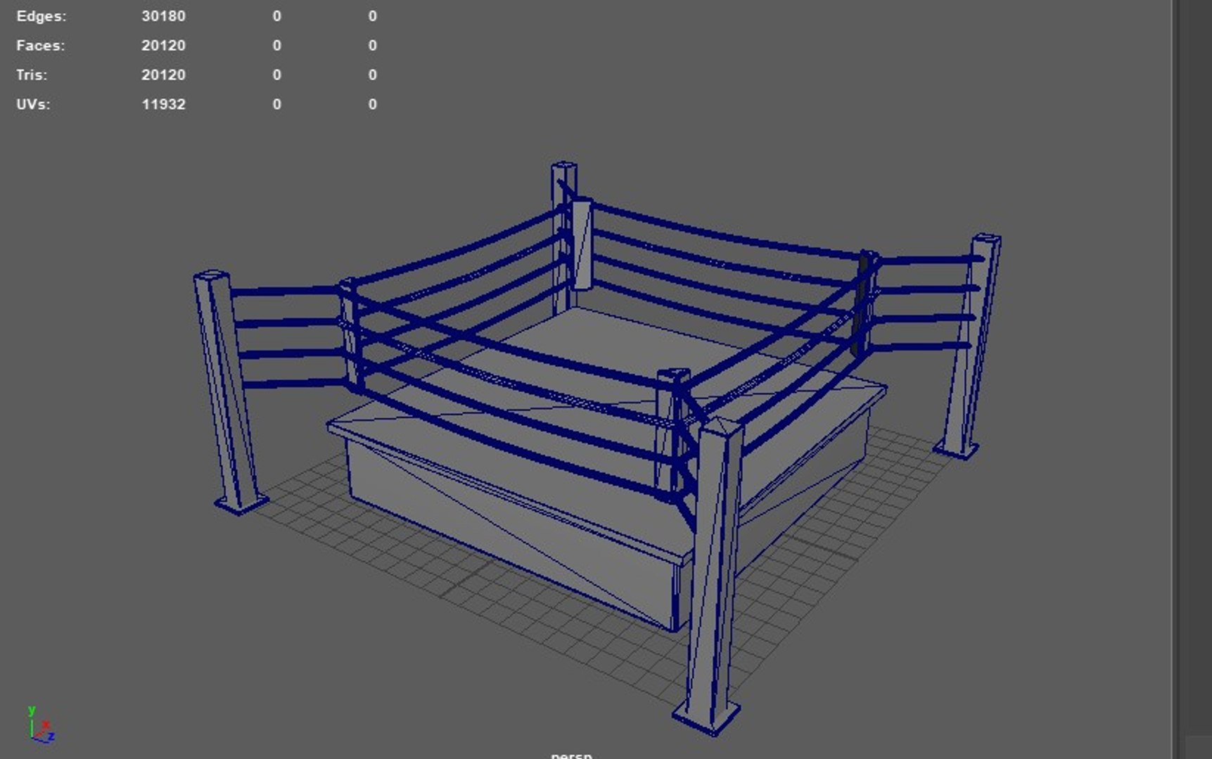 3D Boxing Ring 3D Model - TurboSquid 2365884