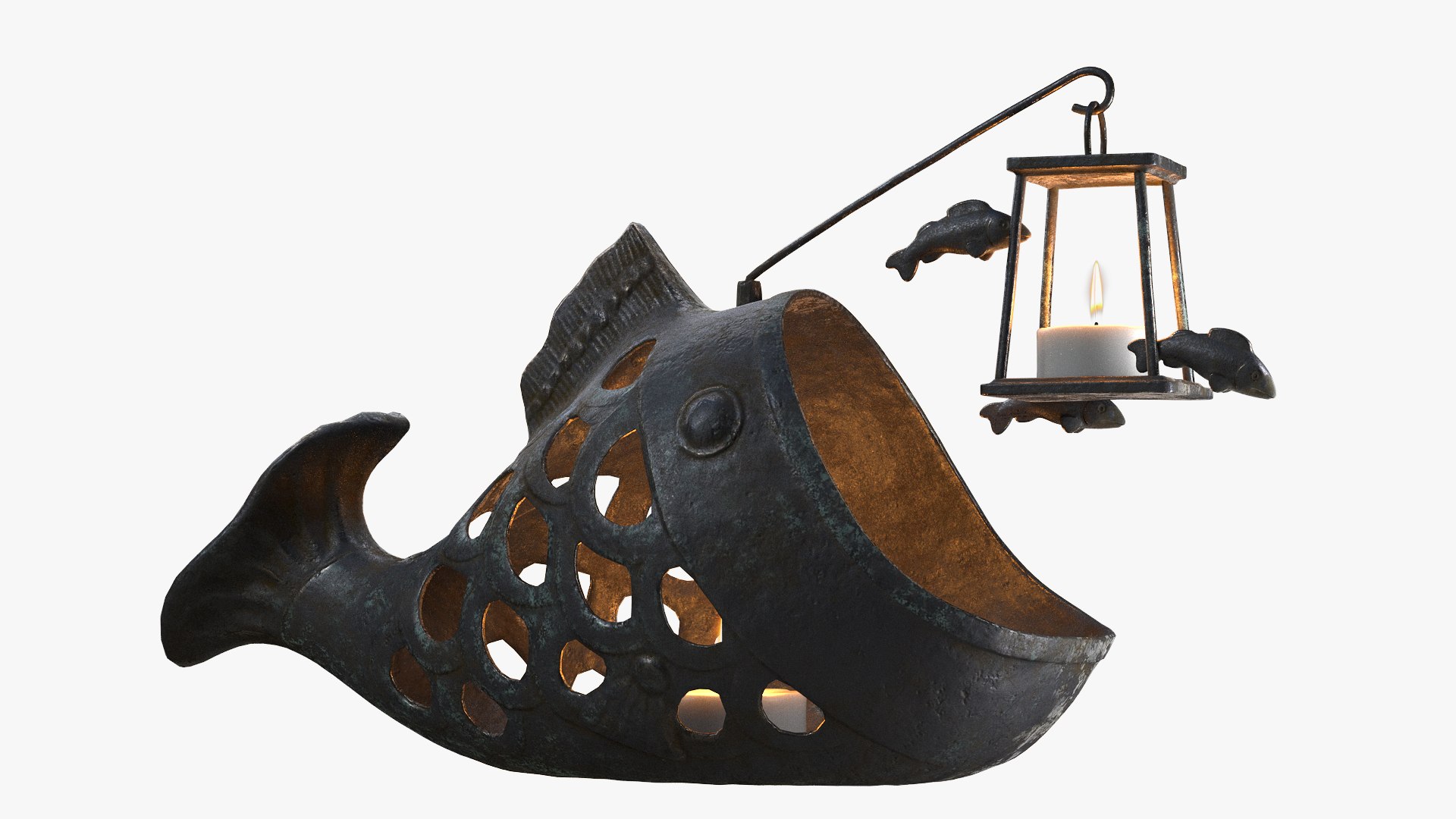Candle Fish 3D Model - TurboSquid 1915368