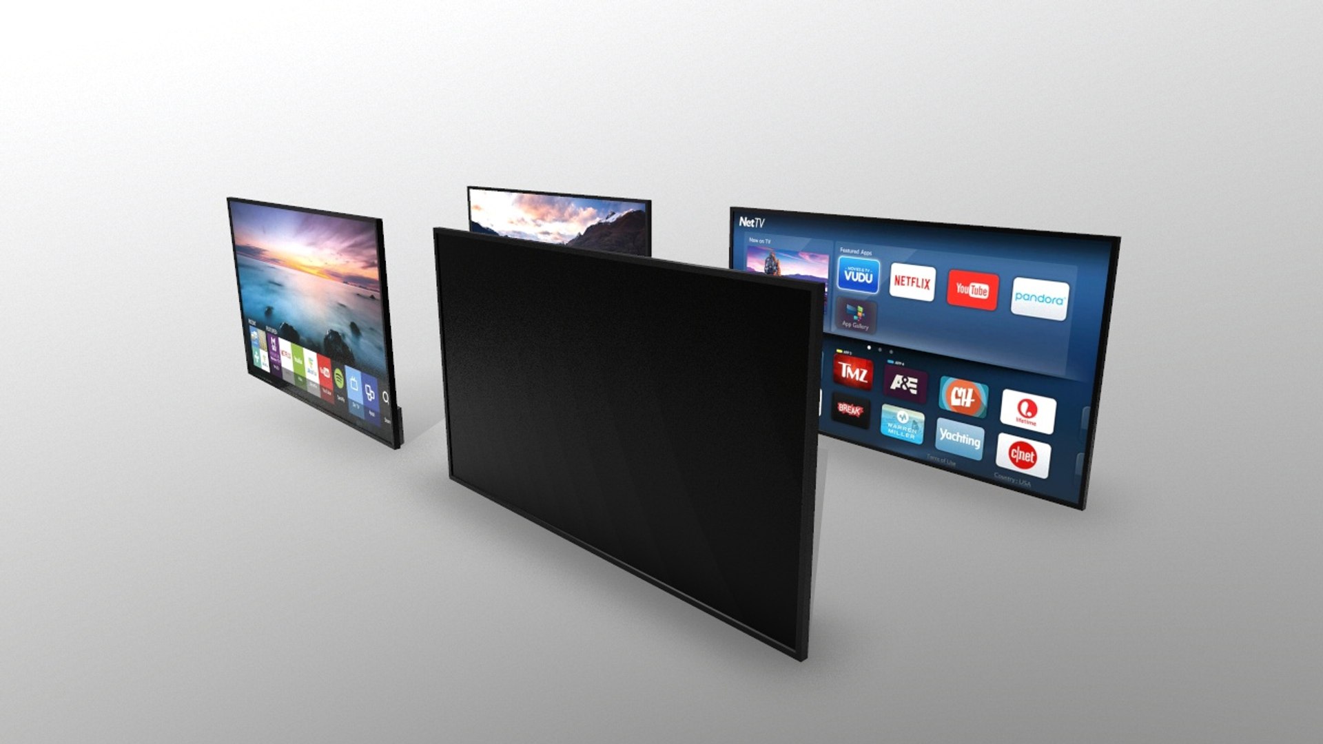 Wall Hanging Tv Pbr 3D Model - TurboSquid 1520793