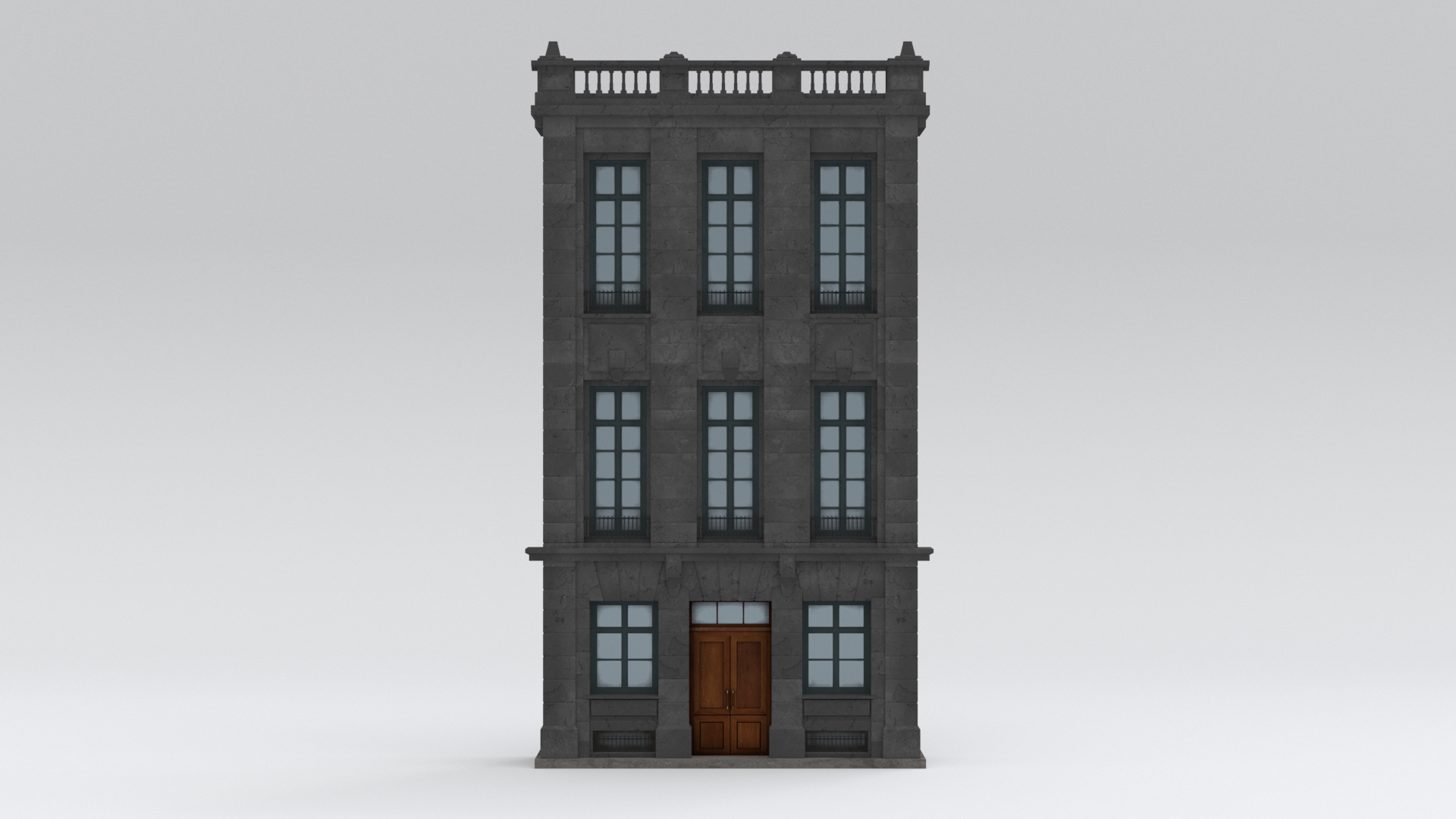 3D Facade Model - TurboSquid 1877454