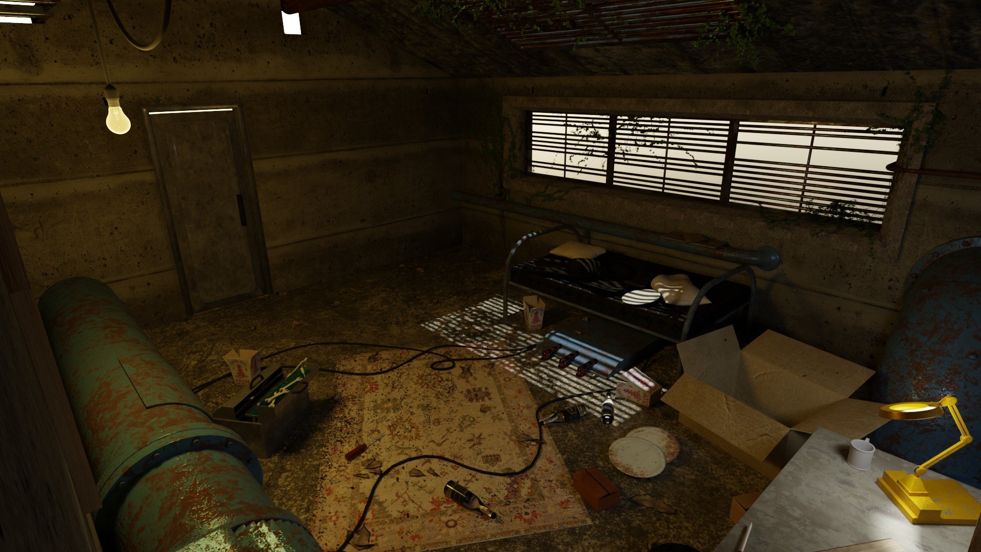 Apocalyptic Bunker 3D 모델 - TurboSquid 2025042