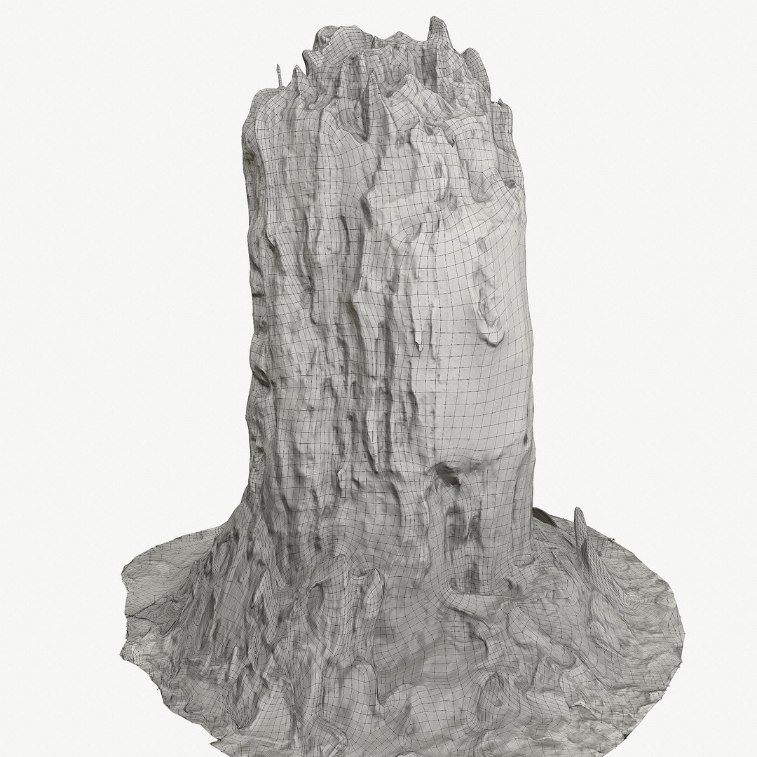 3D Scan Bpr Tree Stump Model - TurboSquid 1636812