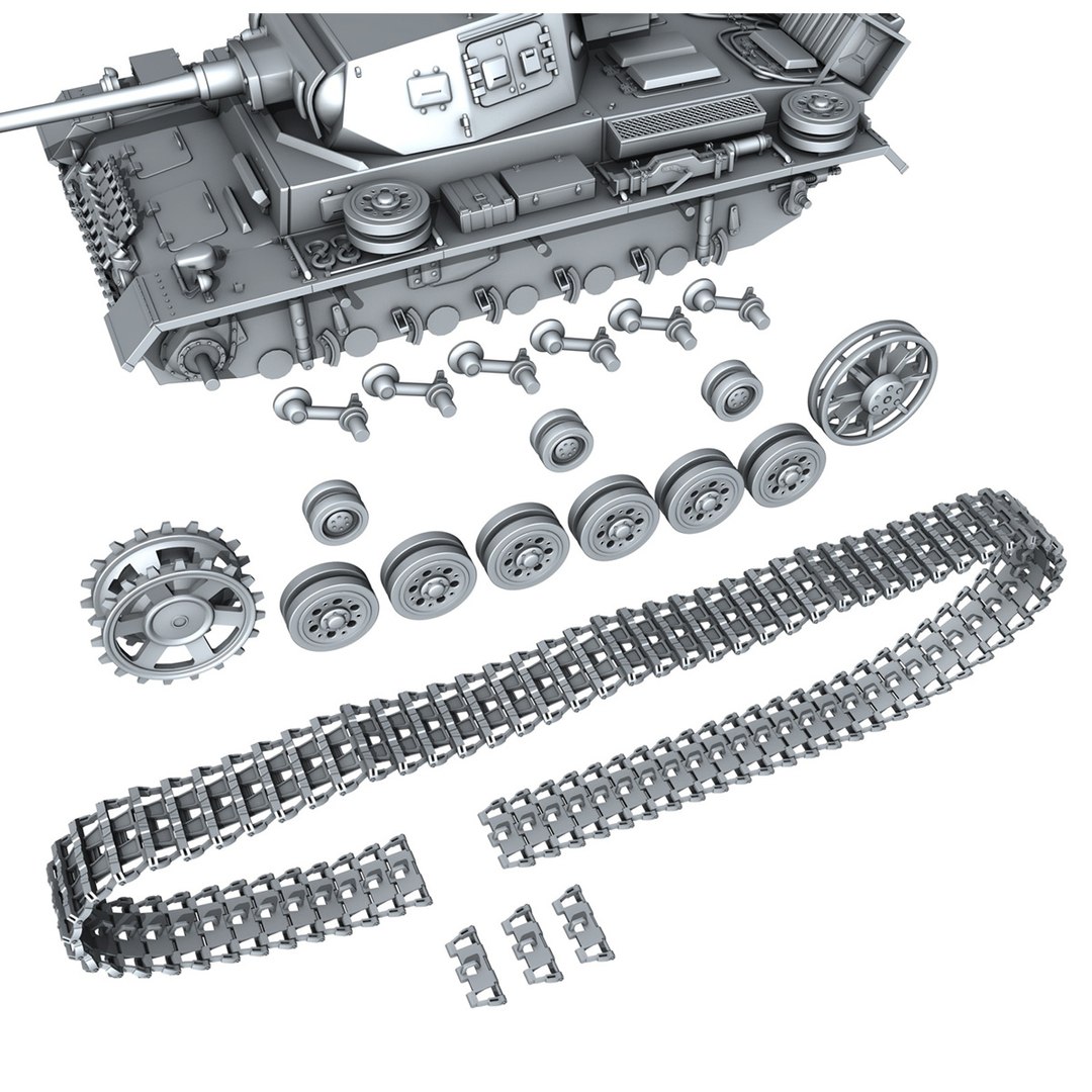 3d 3 Panzerkampfwagen Panzer - Model