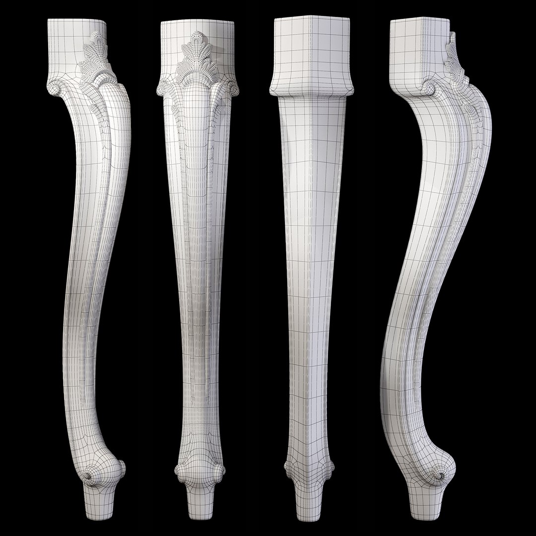 Classic Leg 024 3D Model - TurboSquid 1747872