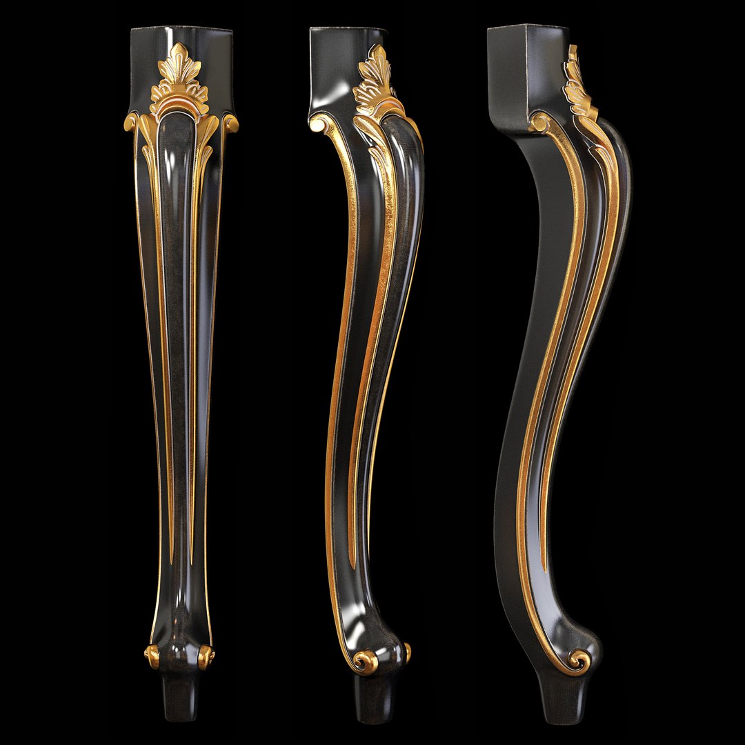 Classic Leg 024 3D Model - TurboSquid 1747872