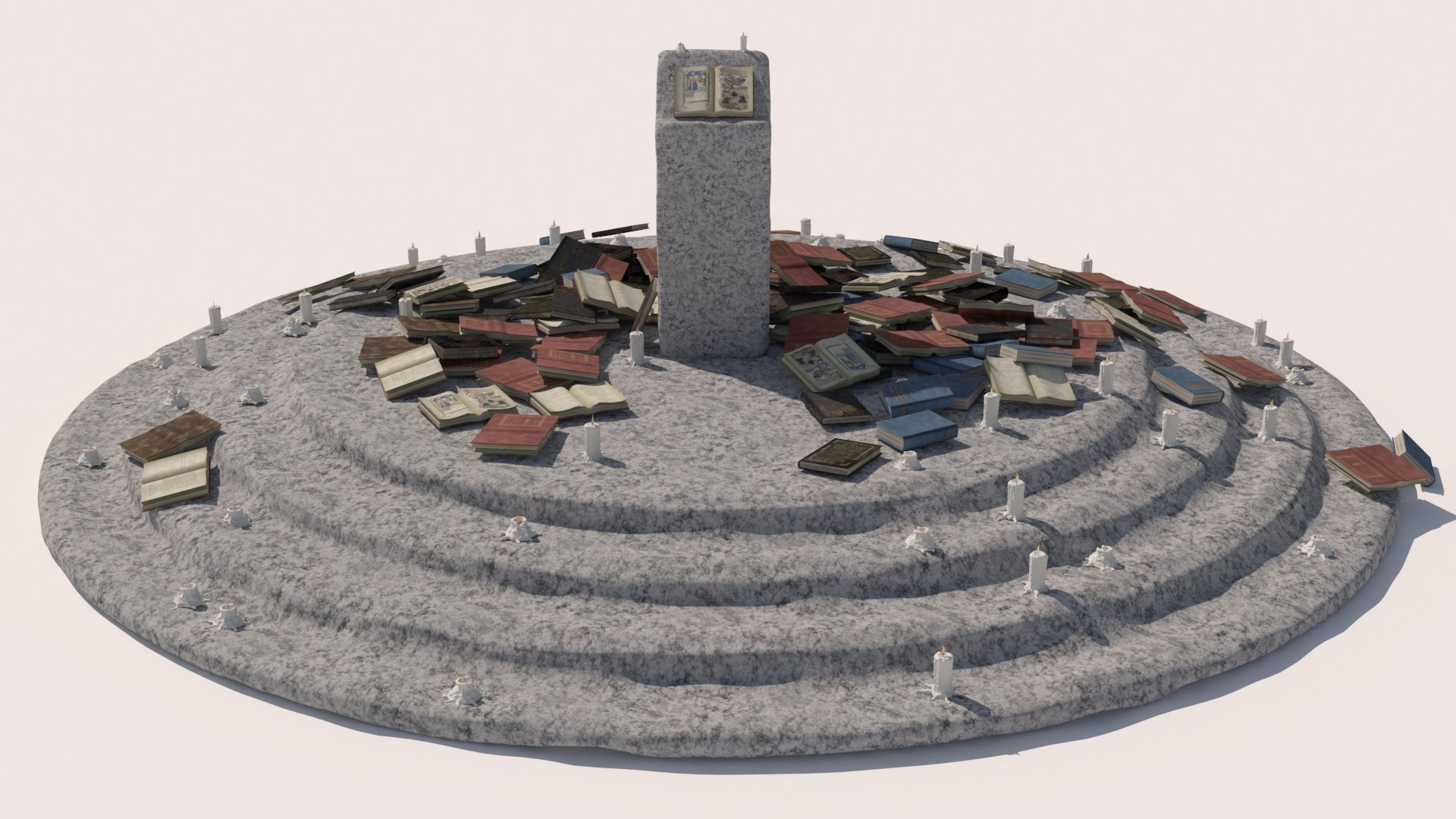 Old Ancient Rock Altar 3D Model - TurboSquid 2062853