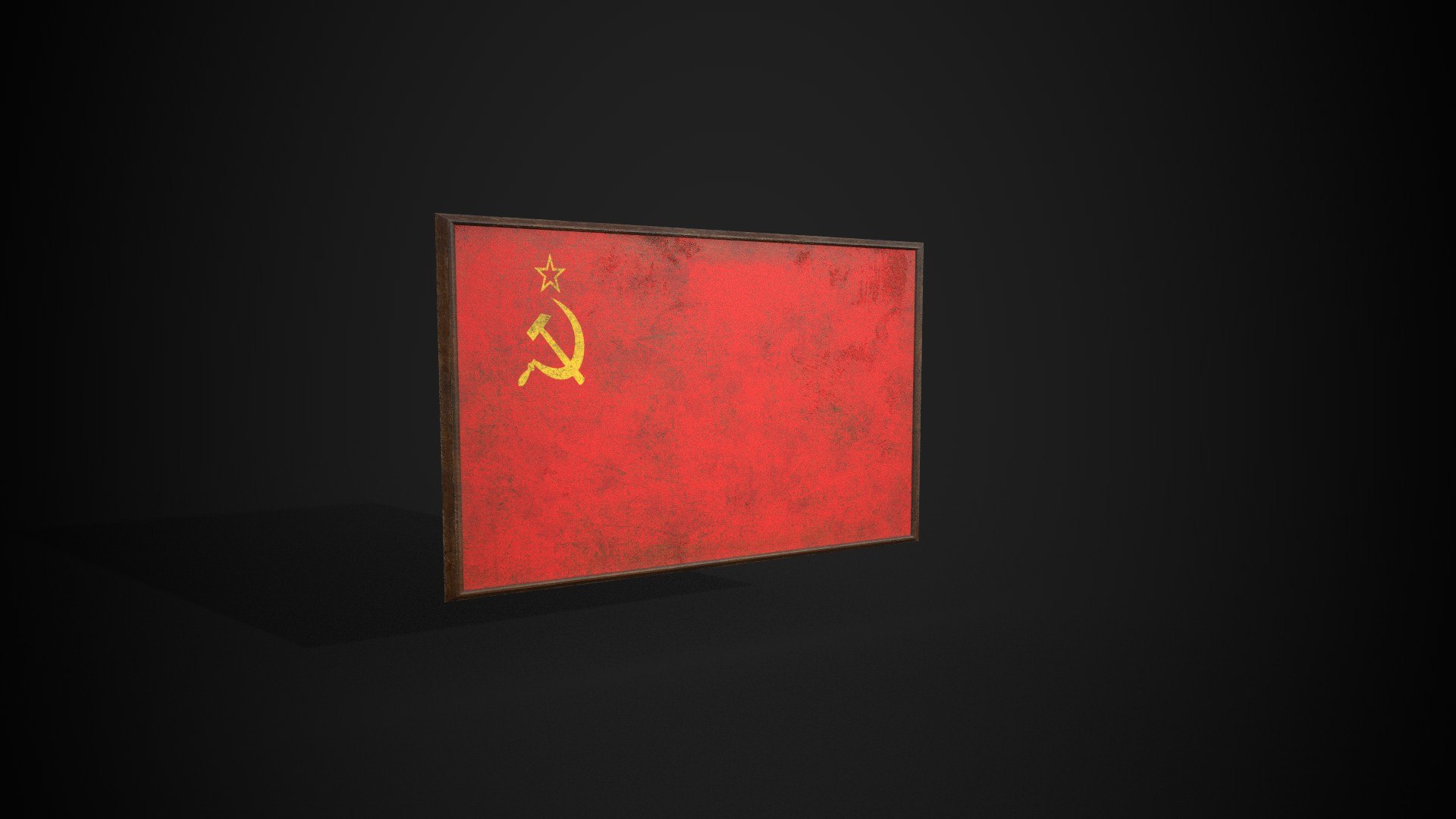 Old Picture Frame With Union Of Soviet Socaialist Republics Flag - Game ...