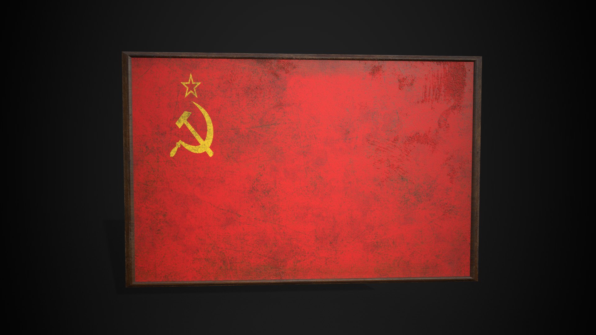 Old Picture Frame With Union Of Soviet Socaialist Republics Flag - Game ...