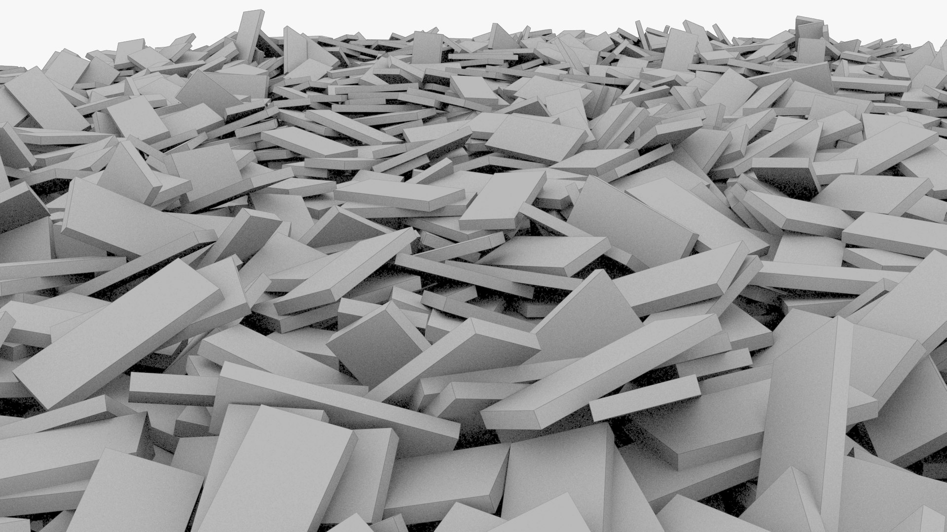 Pile of Stacks of One Hundred Dollar Bills V1 3D model - TurboSquid 2021894
