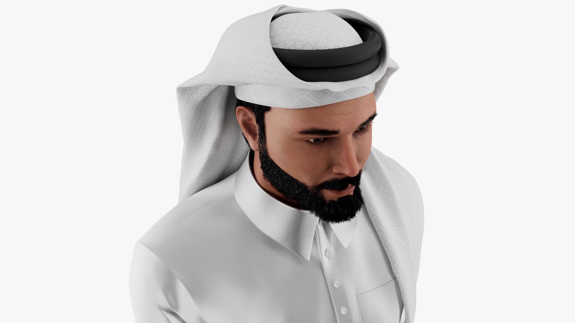 3D Arab Man Handshake Model - TurboSquid 2156631