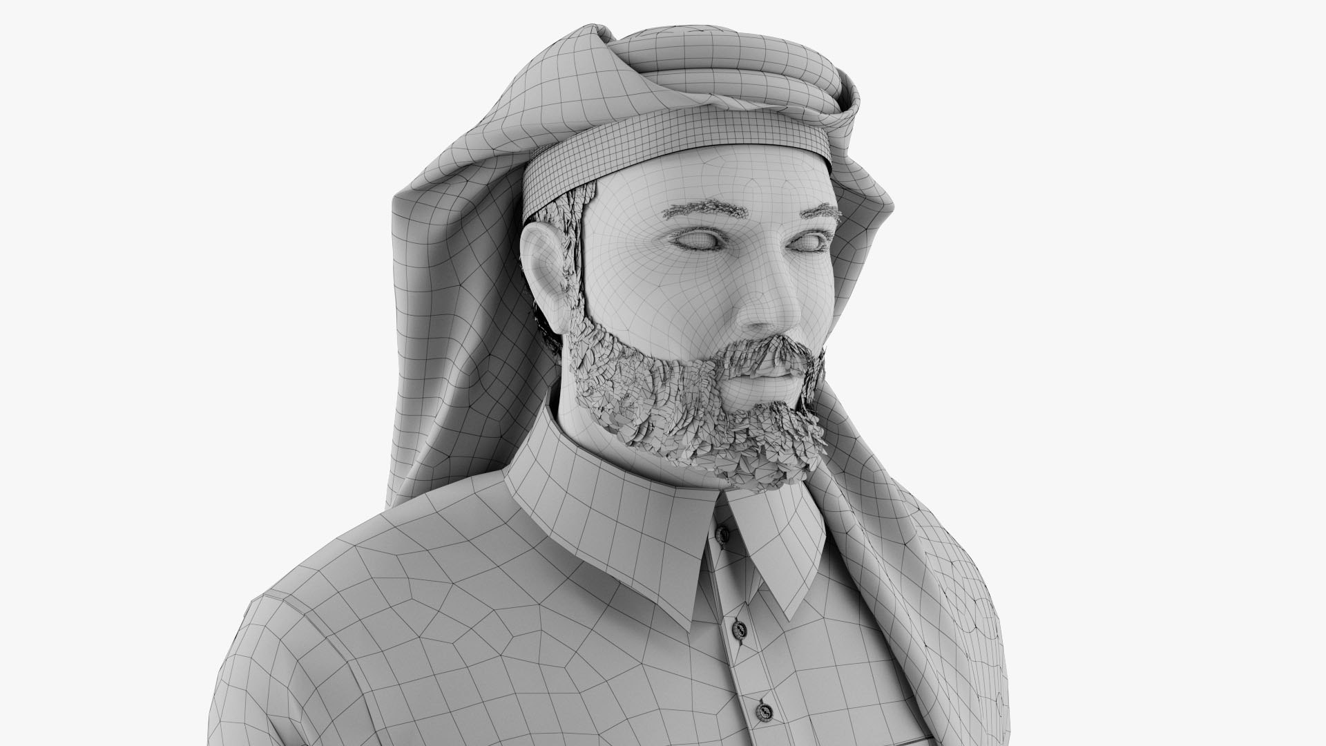 3D Arab Man handshake model - TurboSquid 2156631