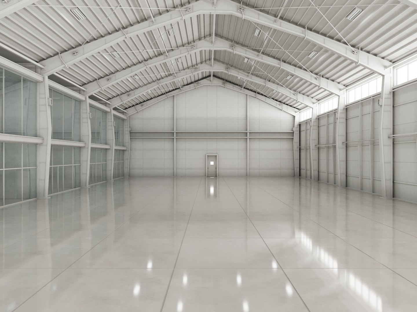 Warehouse White Office 2 3D - TurboSquid 2341622