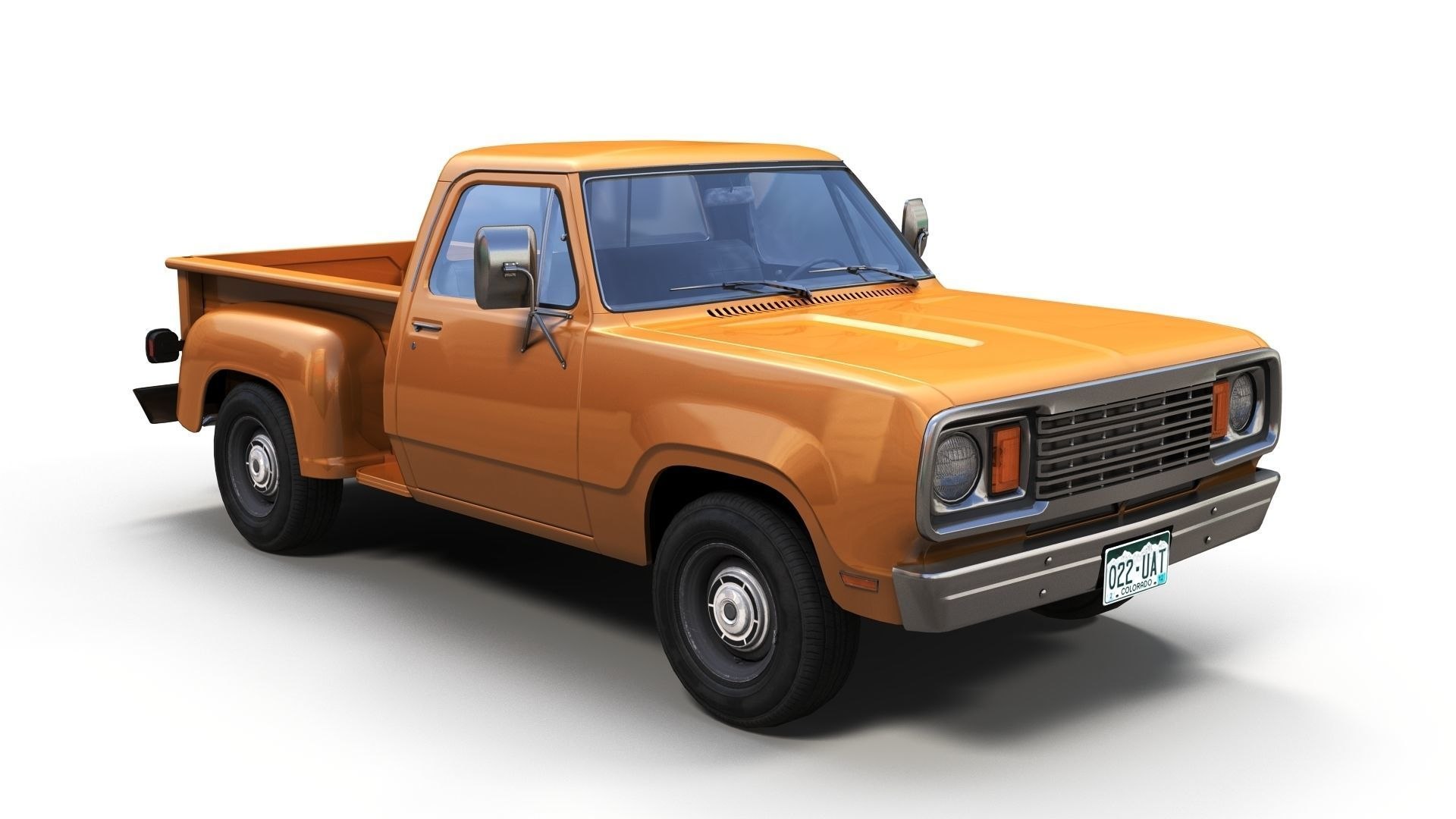 Dodge D100 Utiline 1976 3D - TurboSquid 2202145