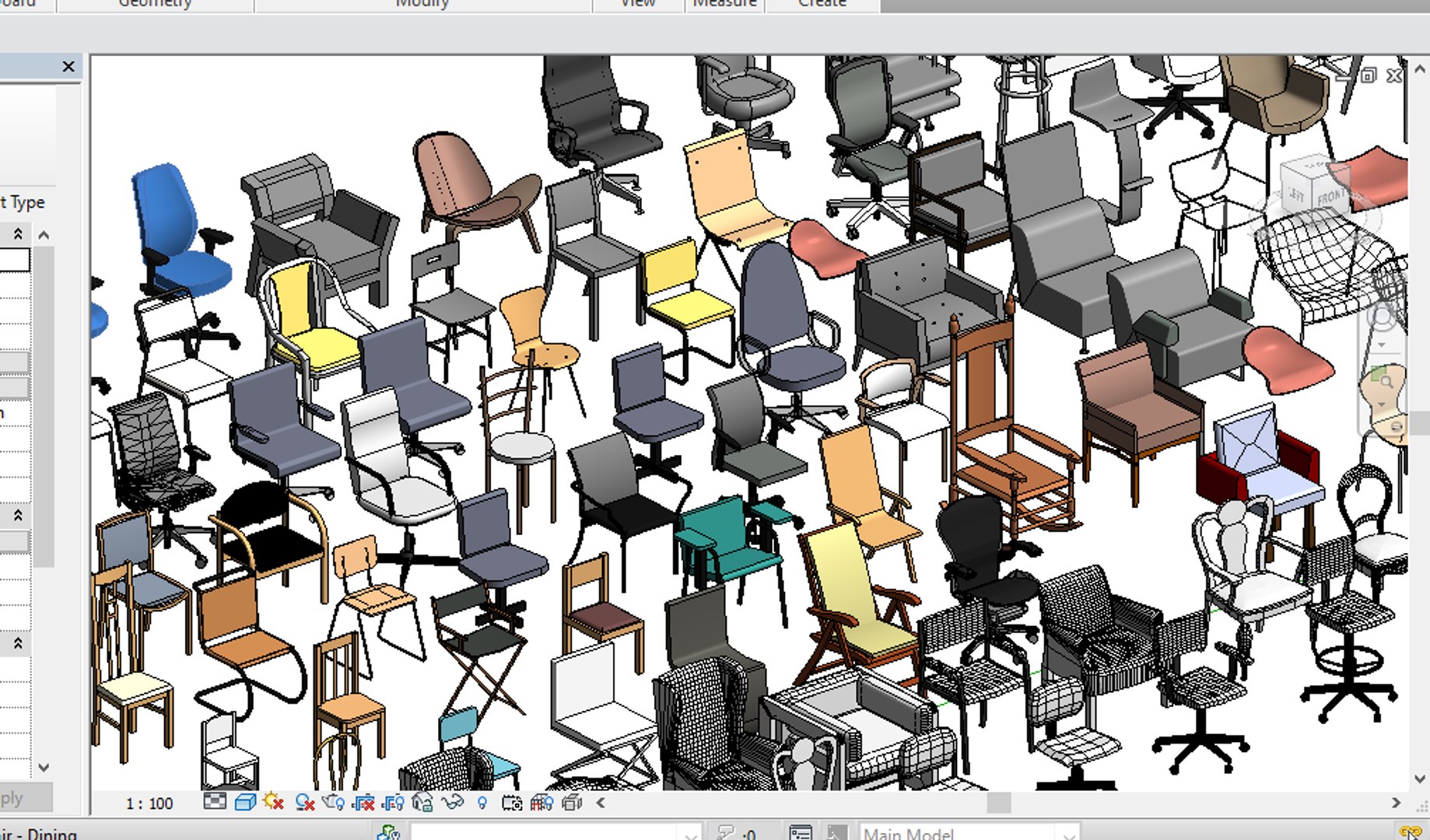 3D Model 199 Chair Revit 2015 - TurboSquid 1278776