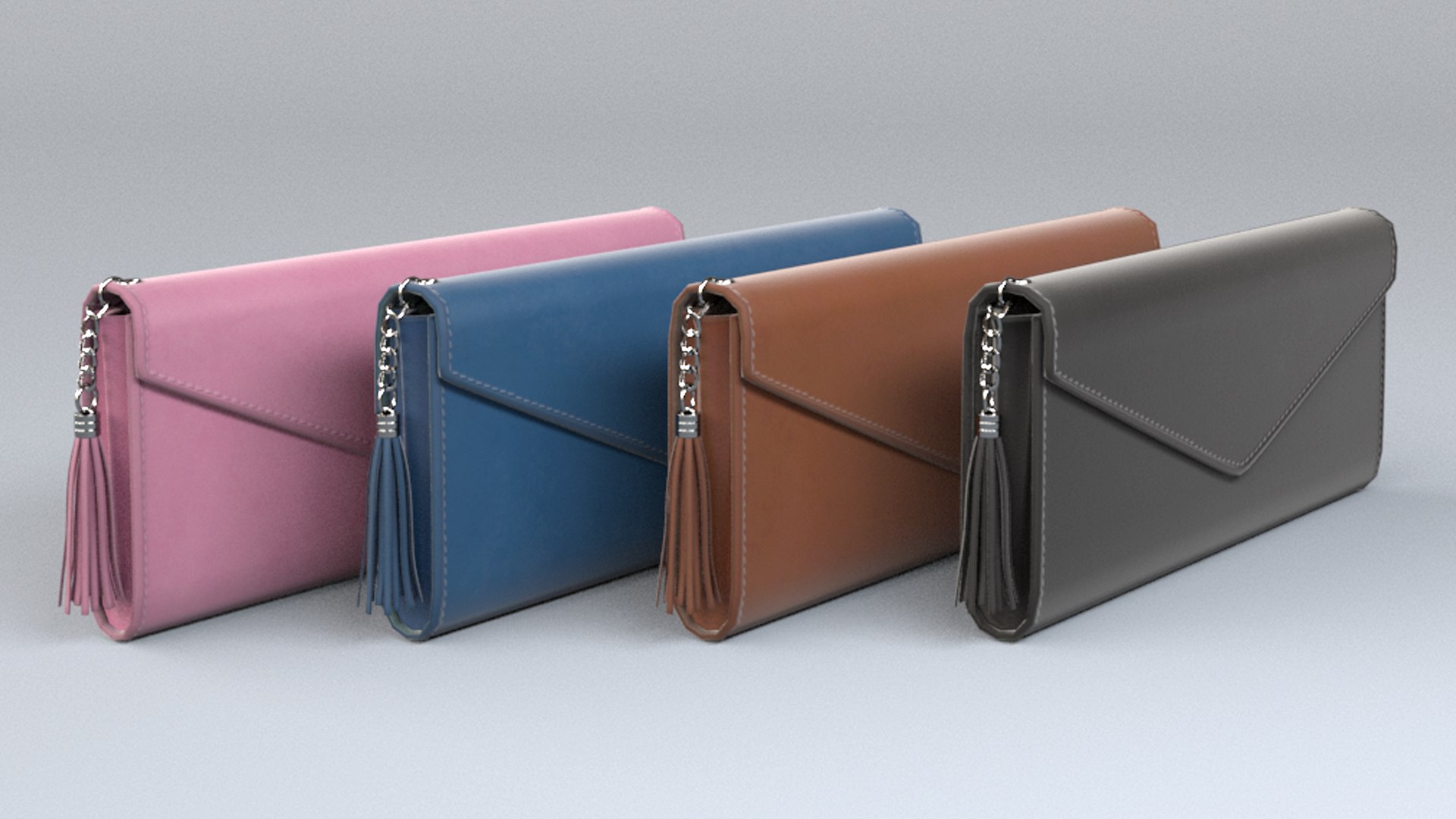 Six Rigged Bags Model - TurboSquid 2104284