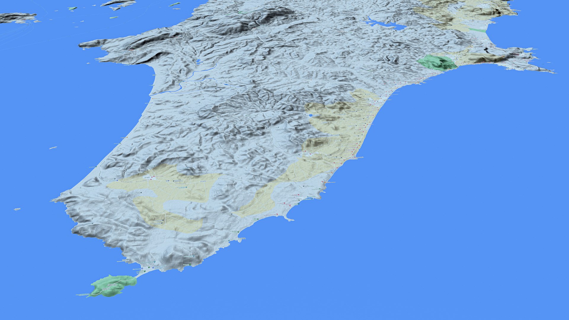 3D Rhodes Island Greece model - TurboSquid 2076396