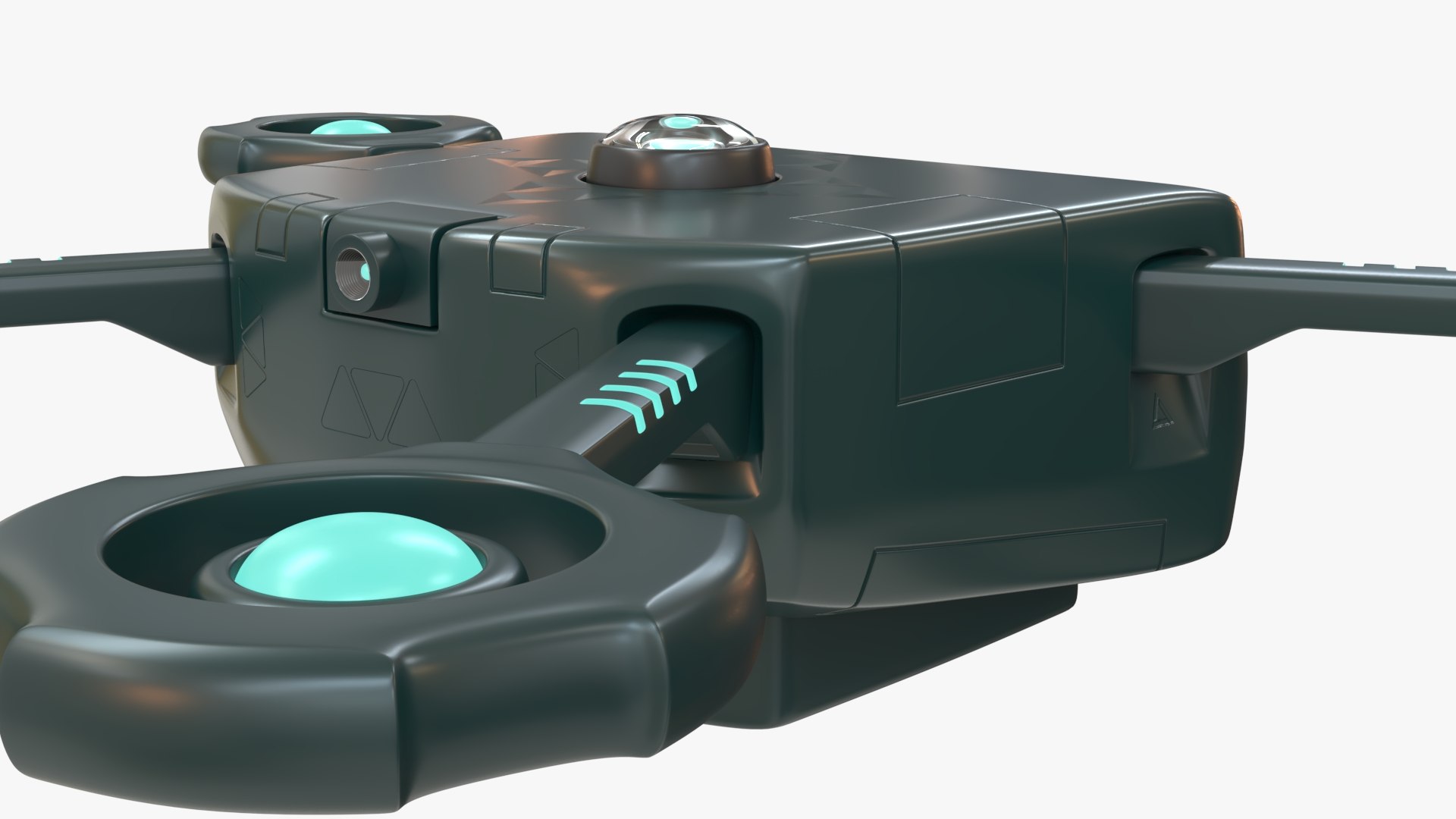 3D Sci-fiction drone 3d model rigged animated - TurboSquid 1924855