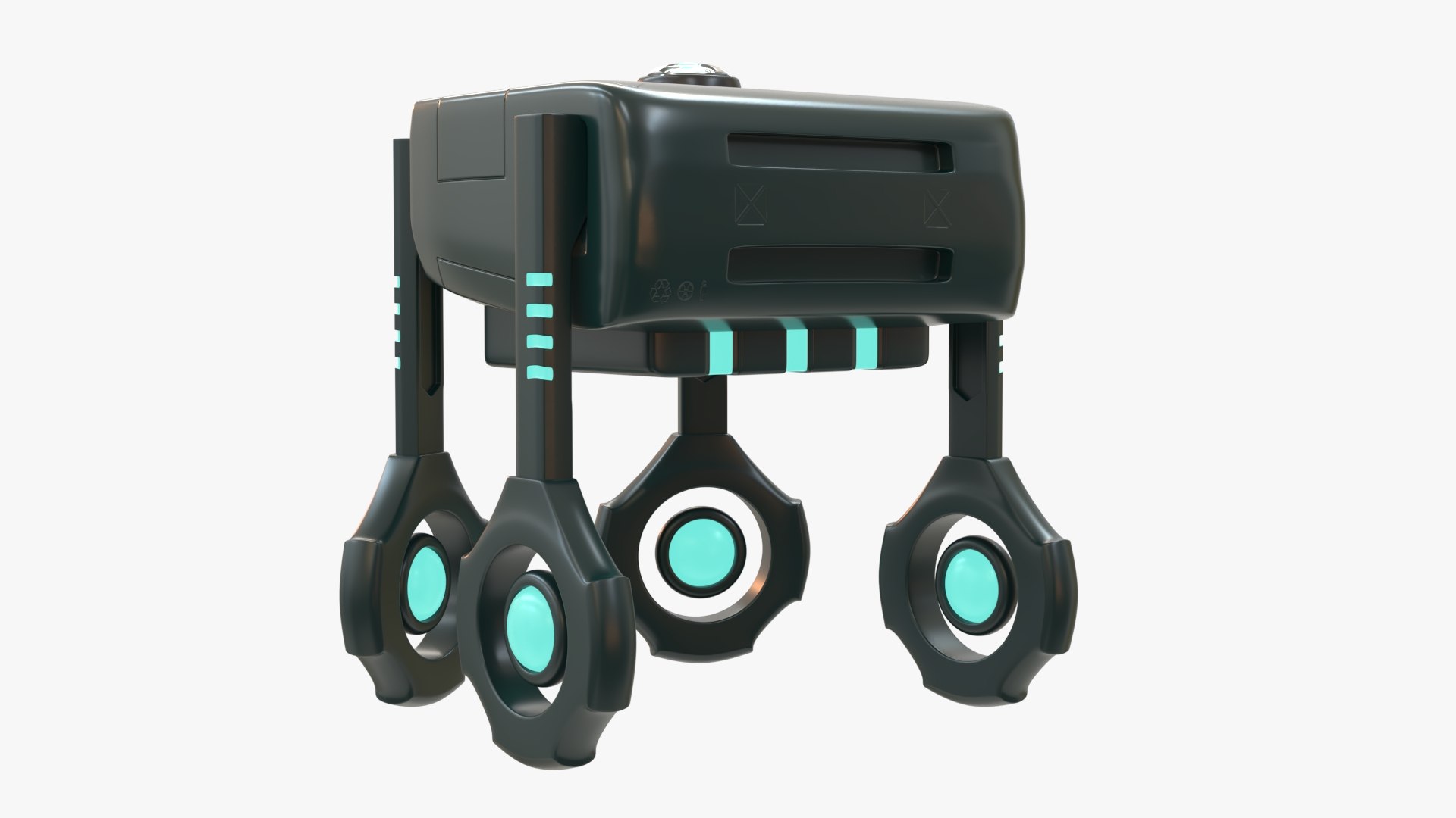 3D Sci-fiction drone 3d model rigged animated - TurboSquid 1924855