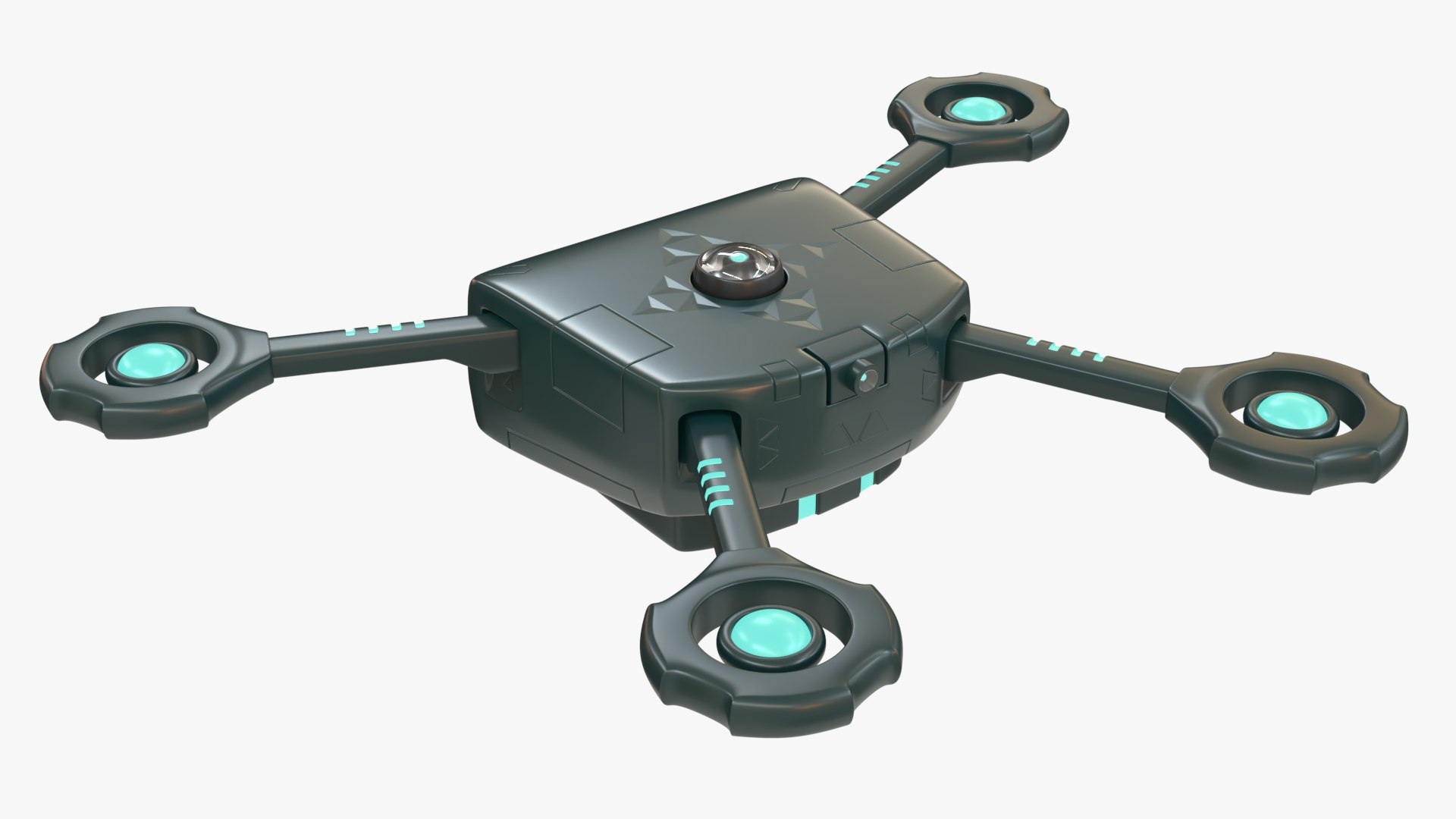 3D Sci-fiction drone 3d model rigged animated - TurboSquid 1924855