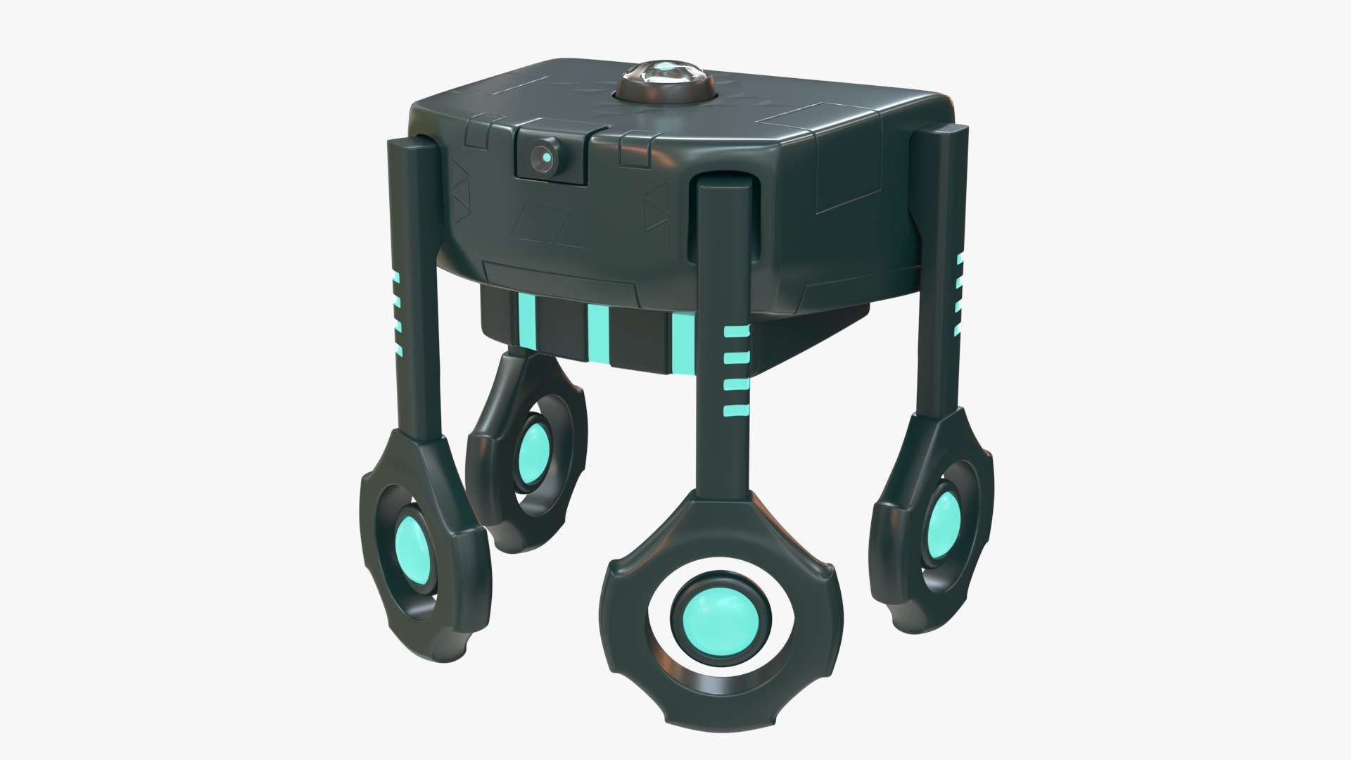 3D Sci-fiction drone 3d model rigged animated - TurboSquid 1924855