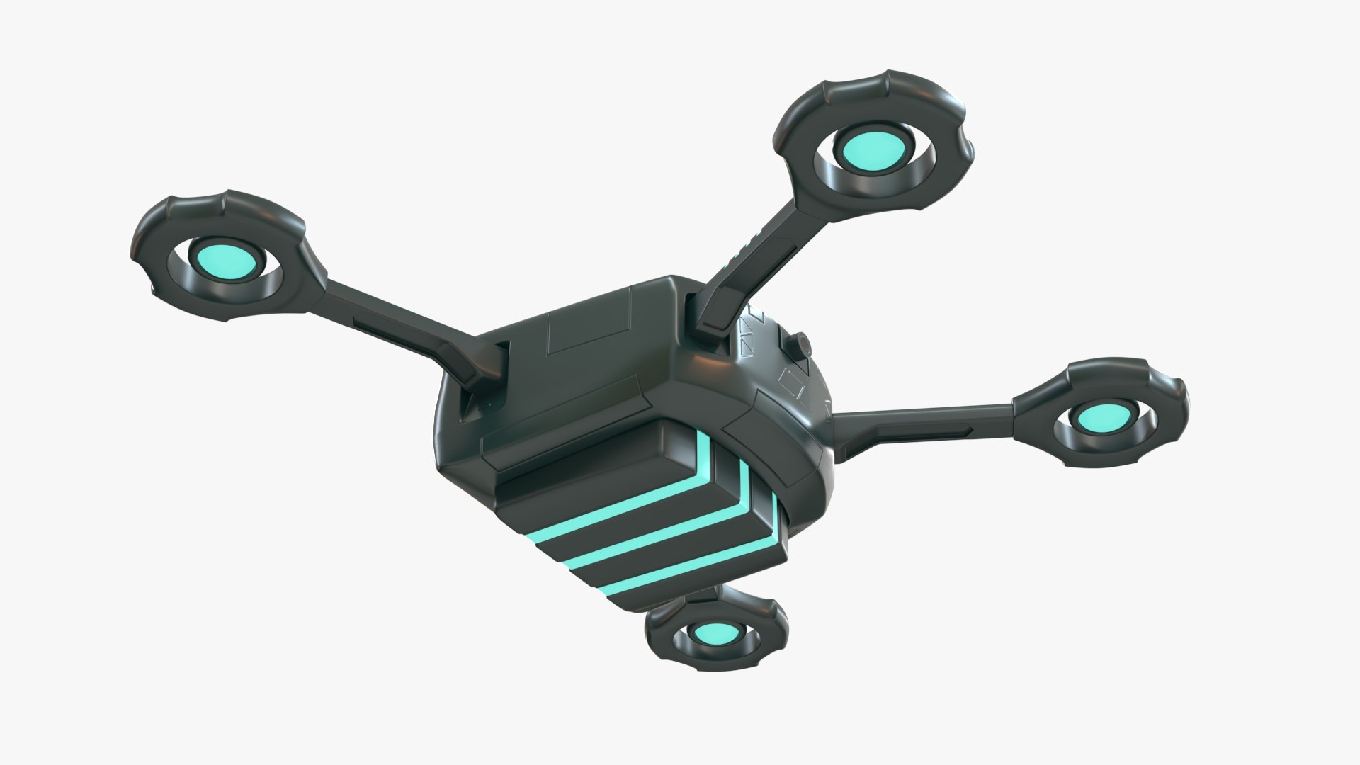 3D Sci-fiction drone 3d model rigged animated - TurboSquid 1924855