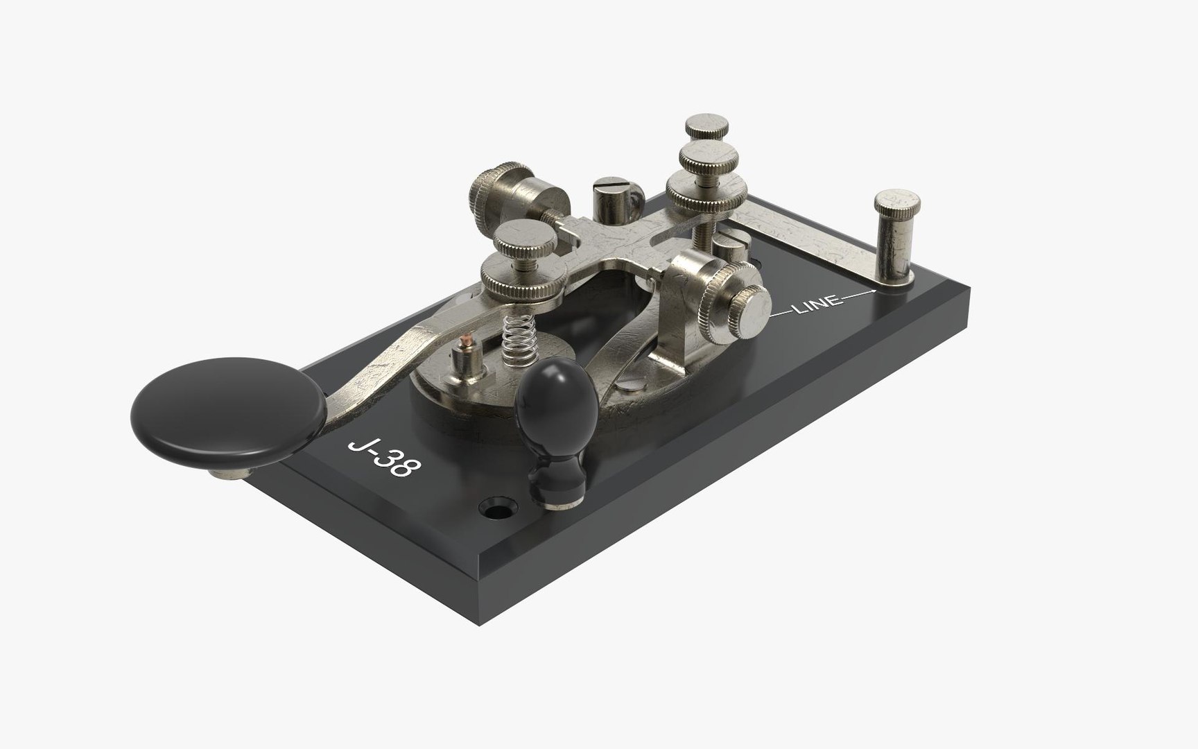 3d Telegraph Keys J-38 Model