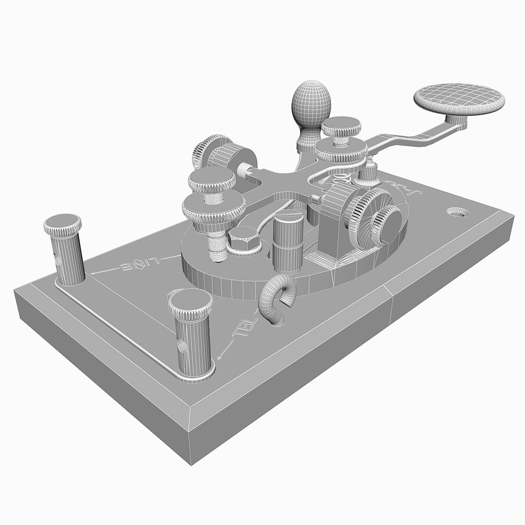 3d telegraph keys j-38 model