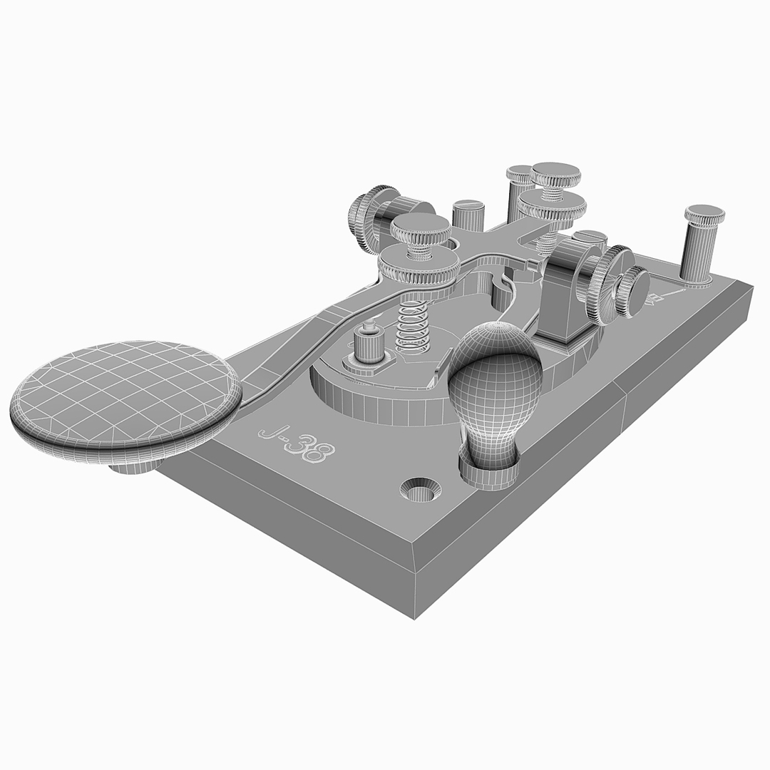 3d telegraph keys j-38 model