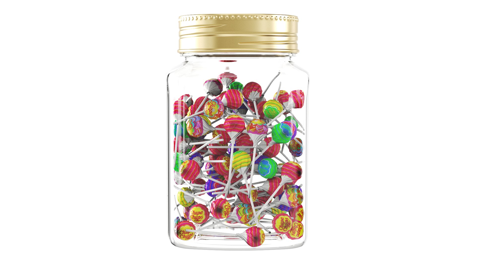 Lollipops In A Glass Jar Model - TurboSquid 1966666