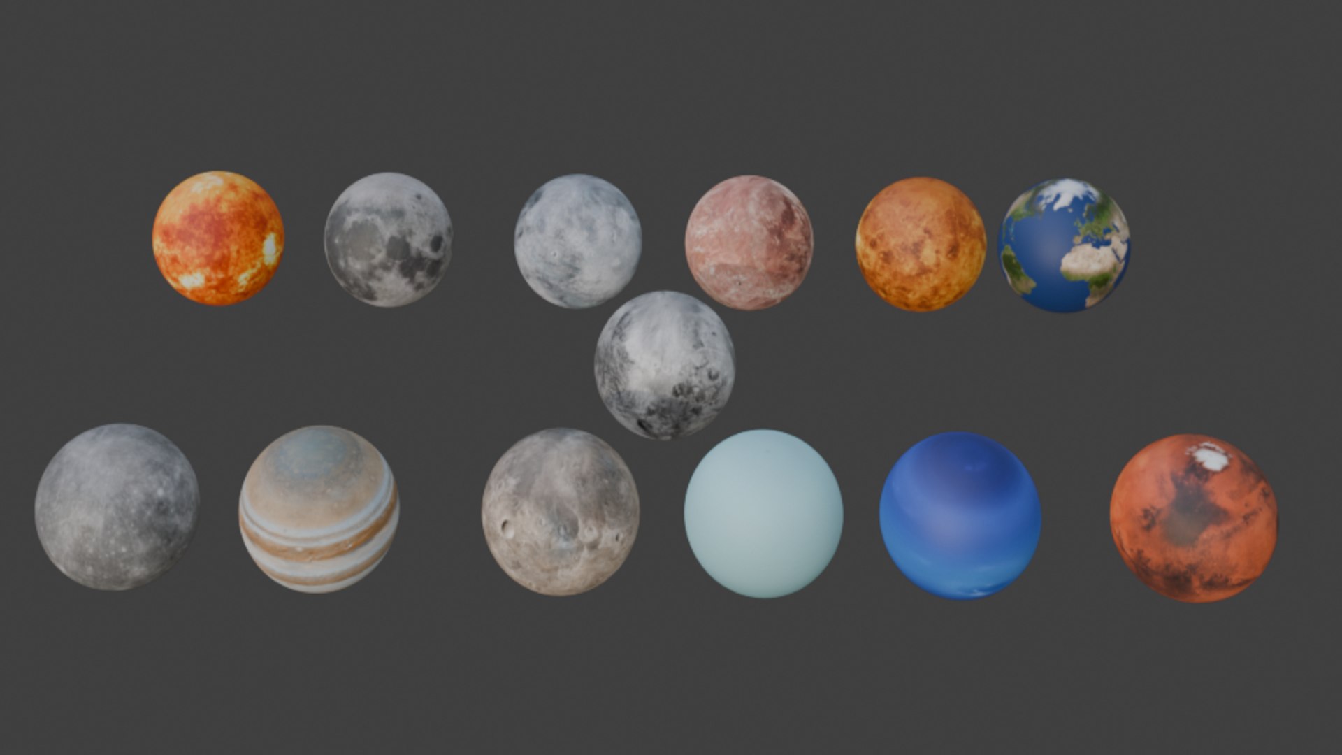 Realistic Planets 3D Model - TurboSquid 2336389