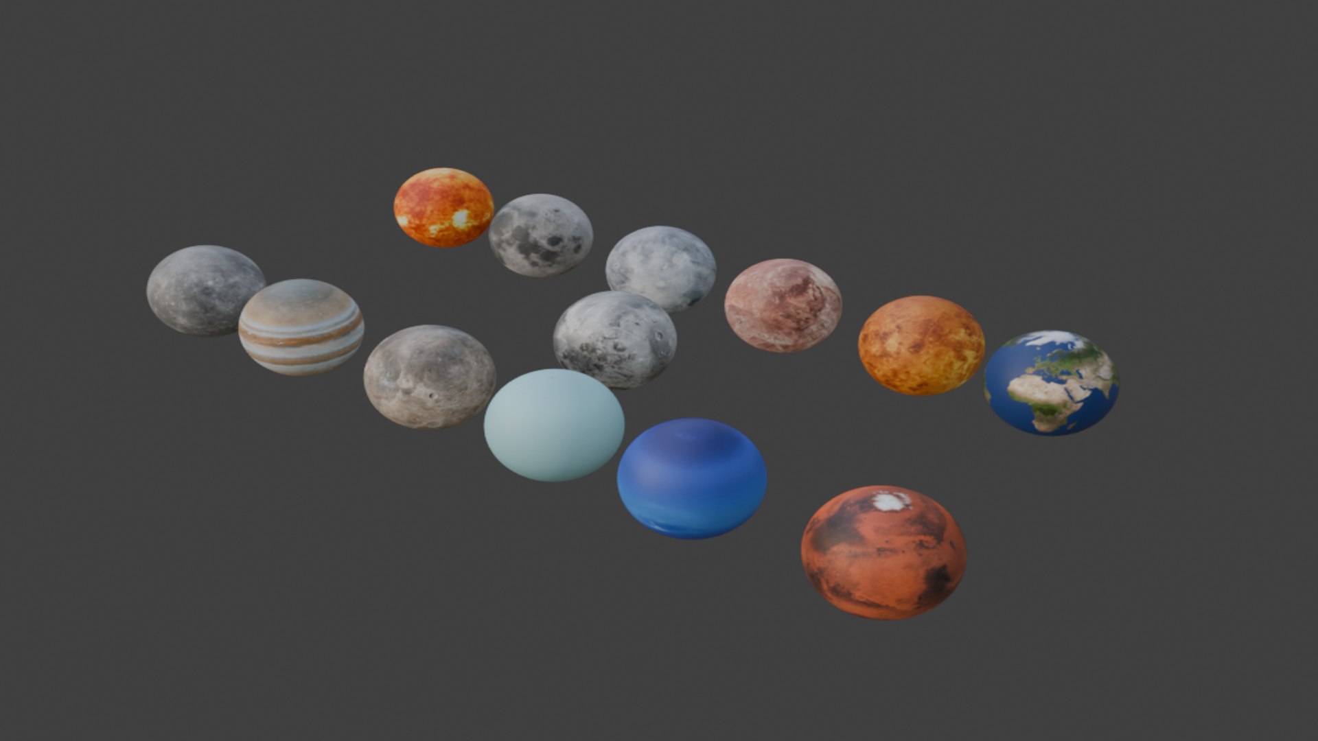 Realistic Planets 3D Model - TurboSquid 2336389