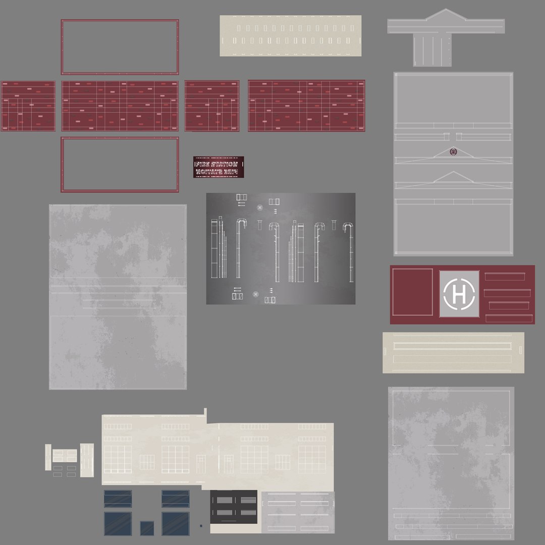 3D Cartoon Fire Station Model - TurboSquid 2227558