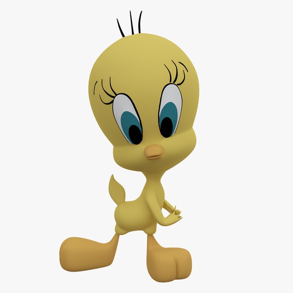 3D модель Tweety Bird cake topper - Titti - TurboSquid 2050466