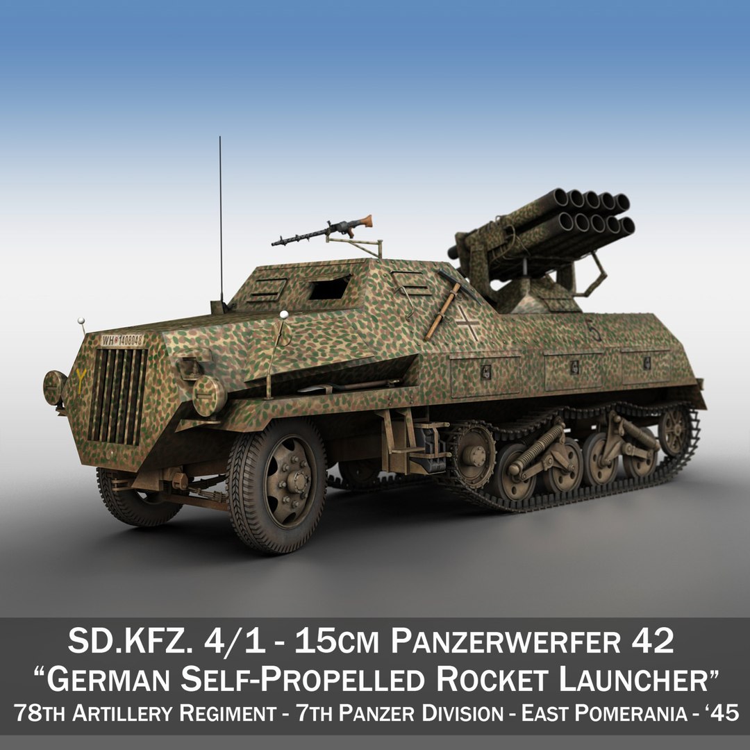 Sdkfz 4 1 - 3D Model - TurboSquid 1244395