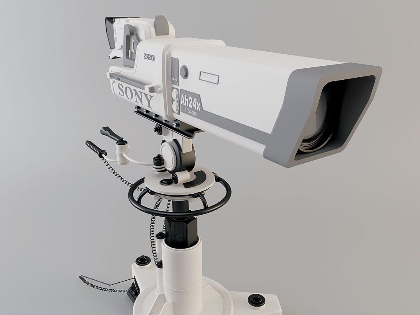3d Model Sony Bvp 900 Camera