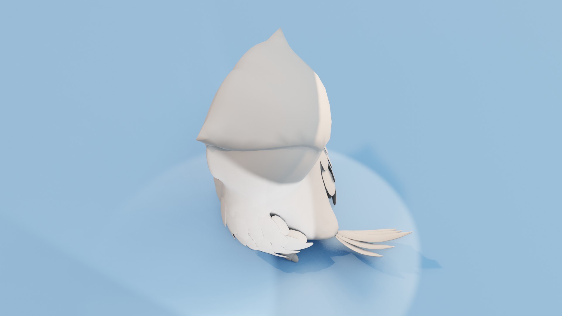 3D Cartoon Owl Animated And Rigged Base Mesh 3D Model Model ...