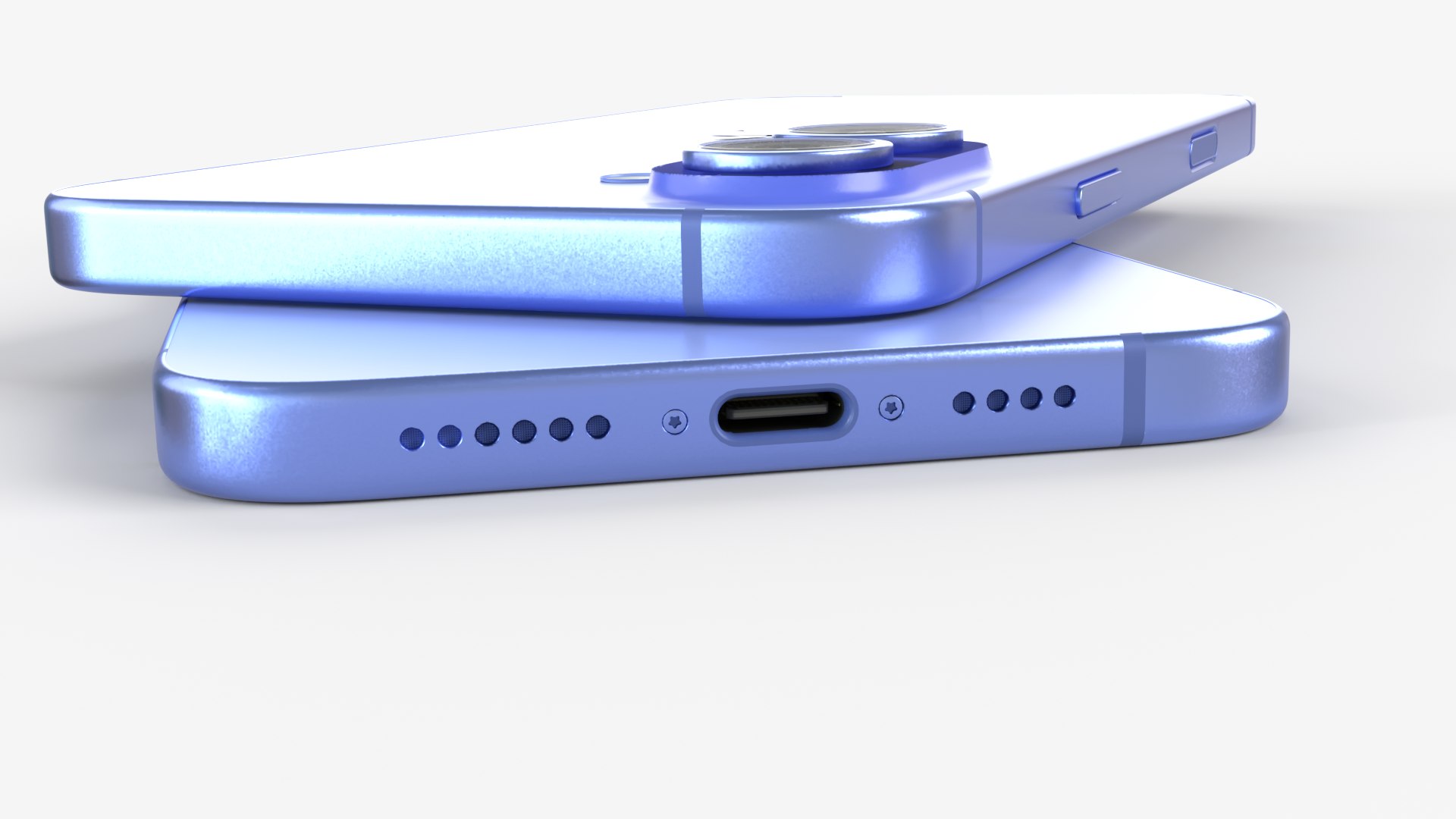 Apple IPhone 16 And 16 Plus Ultramarine 3D - TurboSquid 2280899