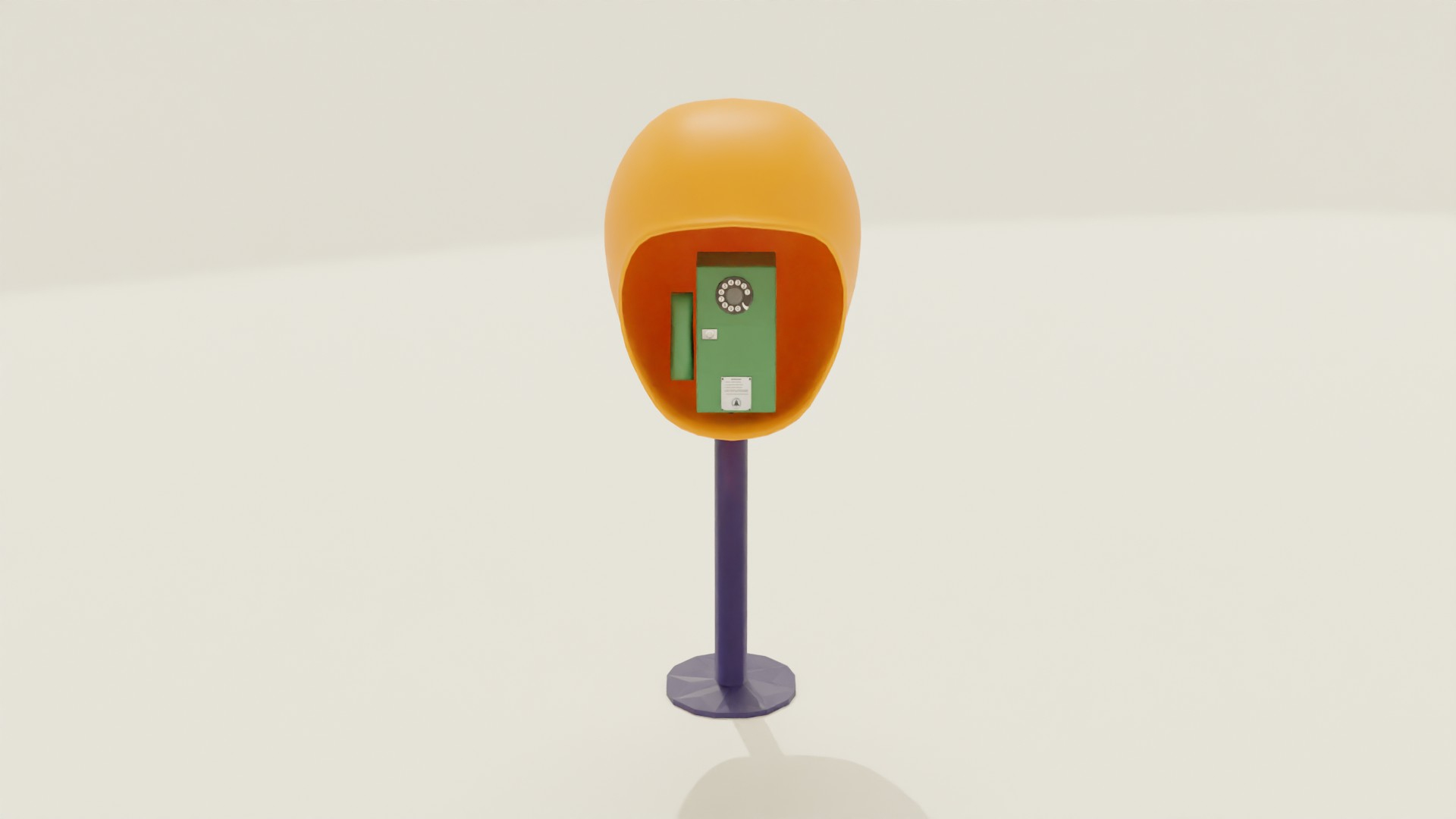 3D Orelhao Telesp 70s - TurboSquid 2207713