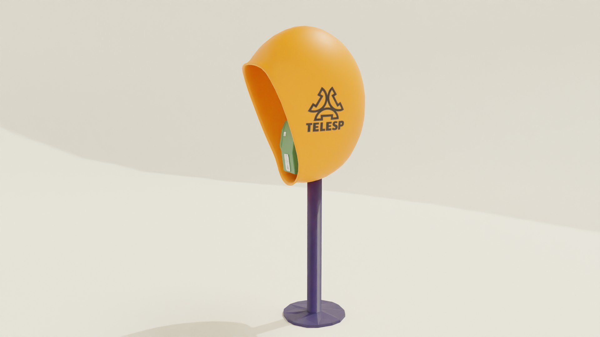 3D Orelhao Telesp 70s - TurboSquid 2207713