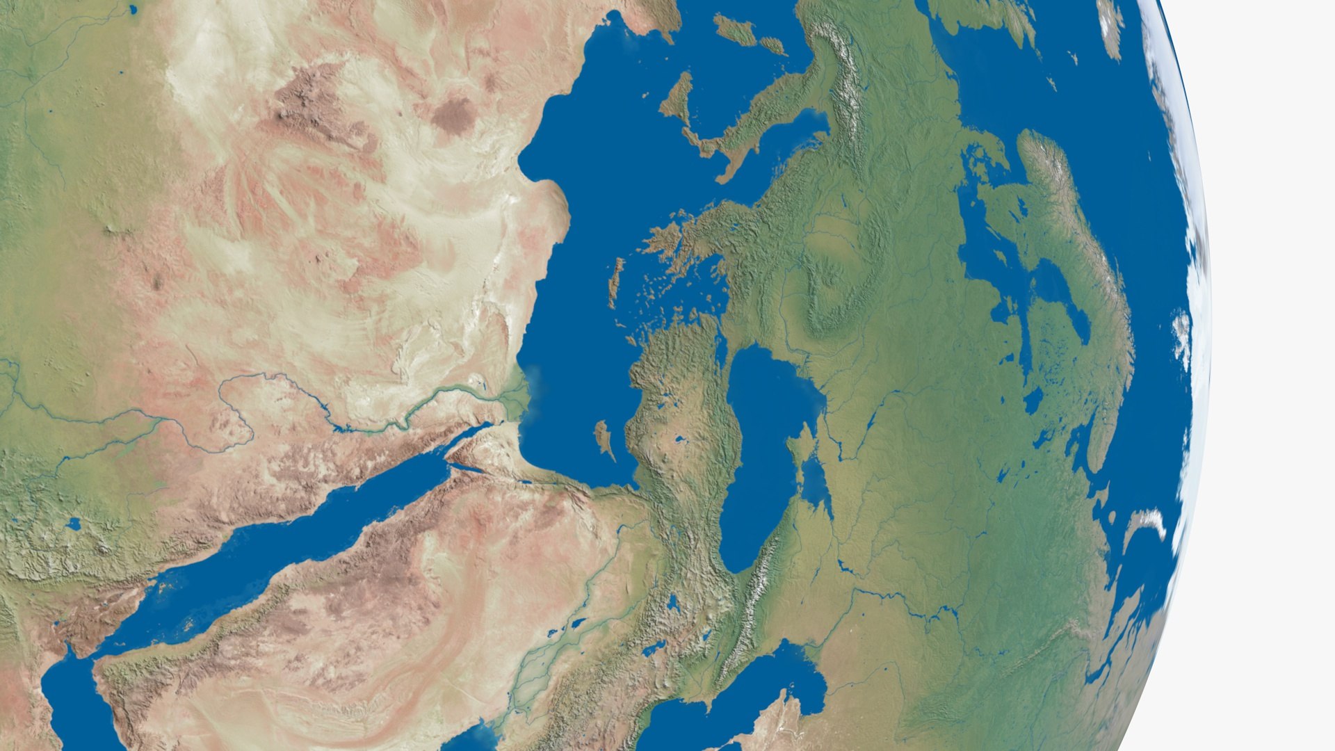 16K Earth Realistic World Globe 3D - TurboSquid 2150361