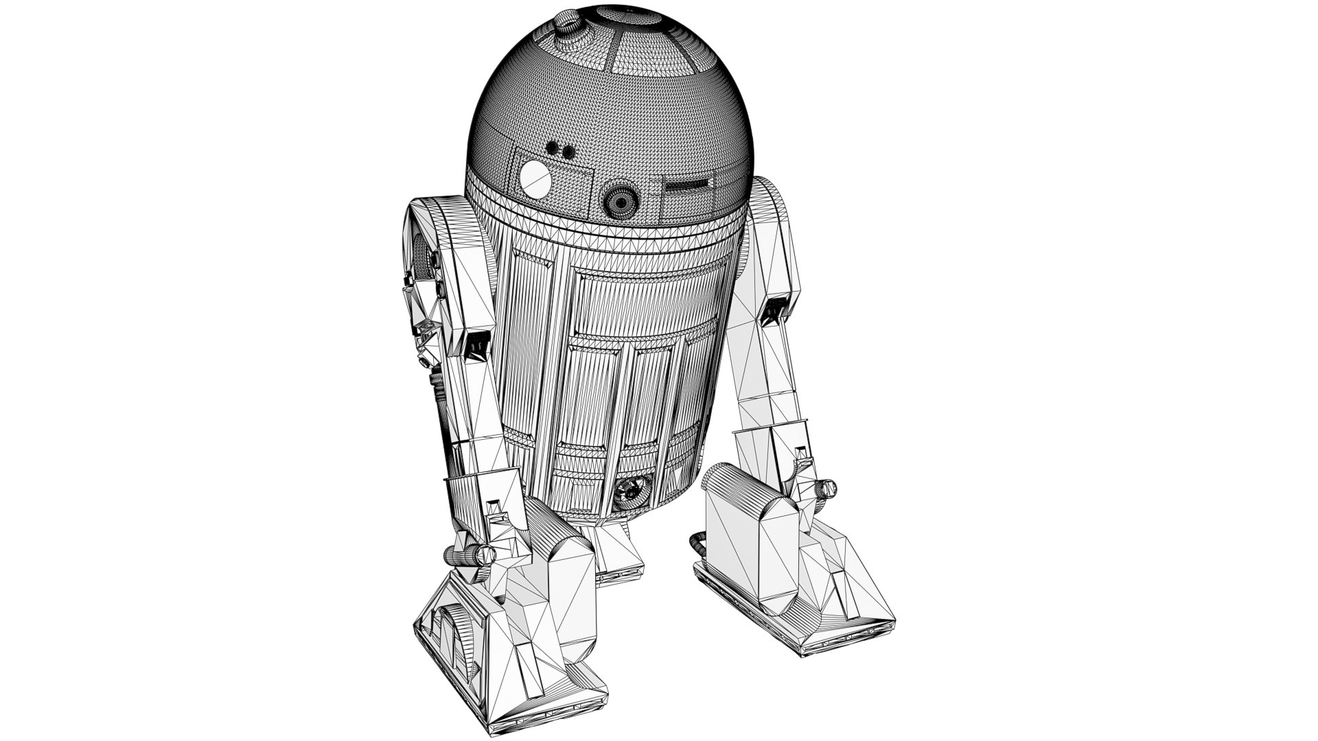 R2-d2 star wars 3D model - TurboSquid 1649103