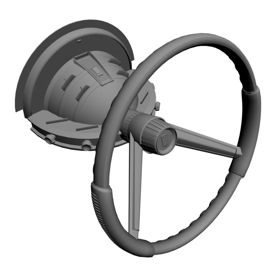 Retro Dash Console 3D - TurboSquid 1258865