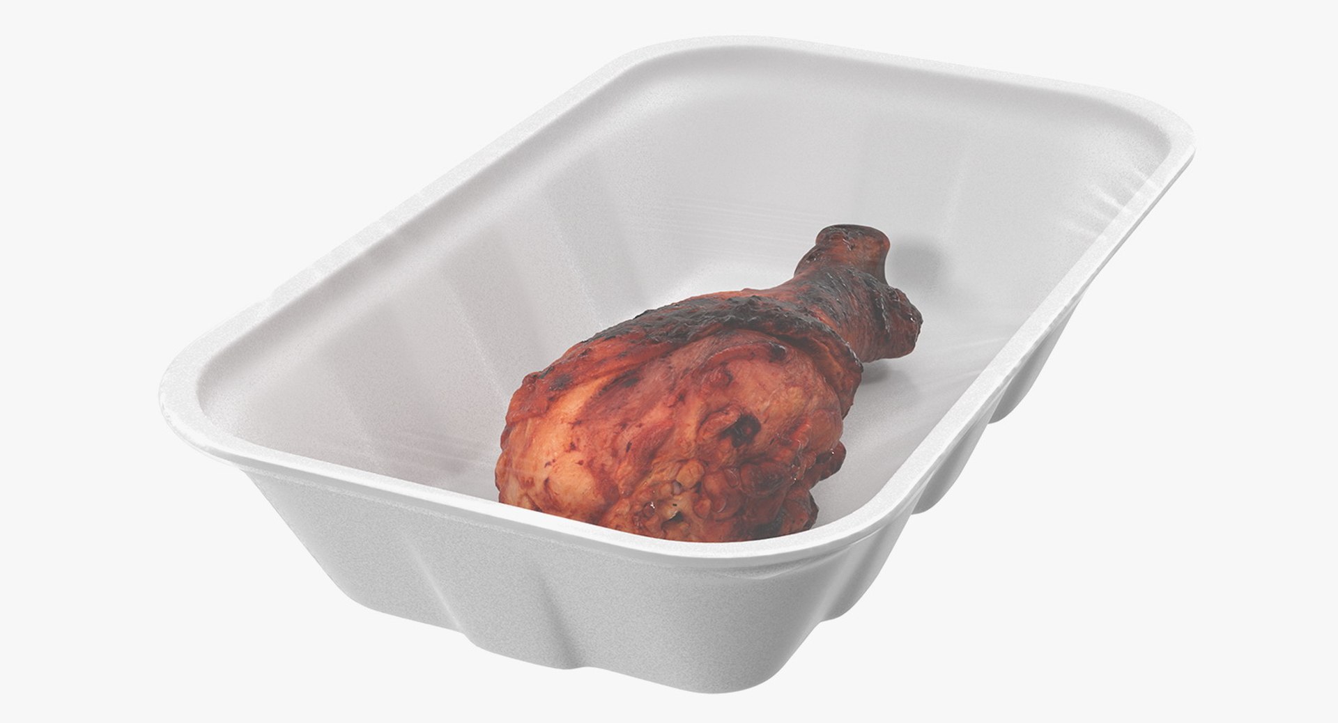 Wrapped roasted turkey leg 3D - TurboSquid 1365113