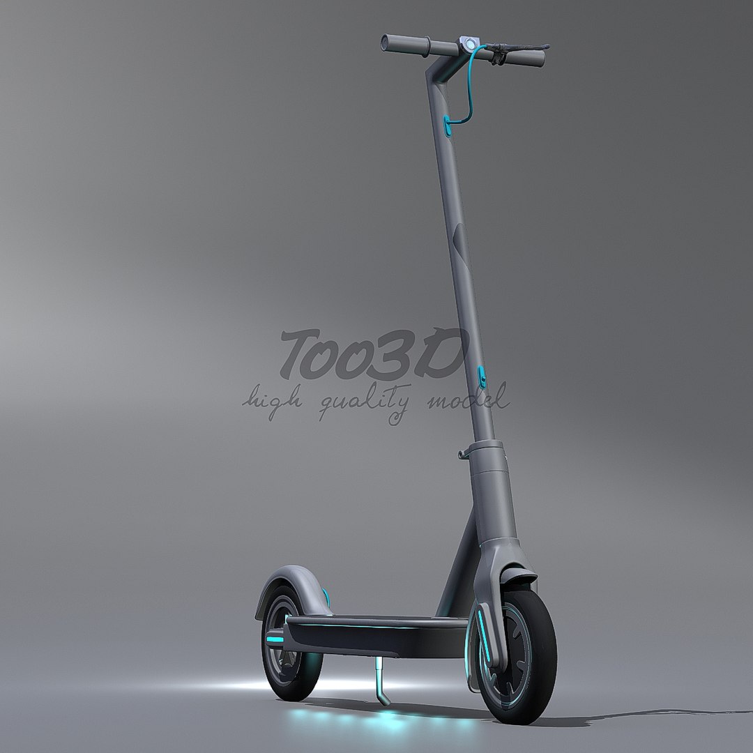 3D E Scooter Model - TurboSquid 1205508
