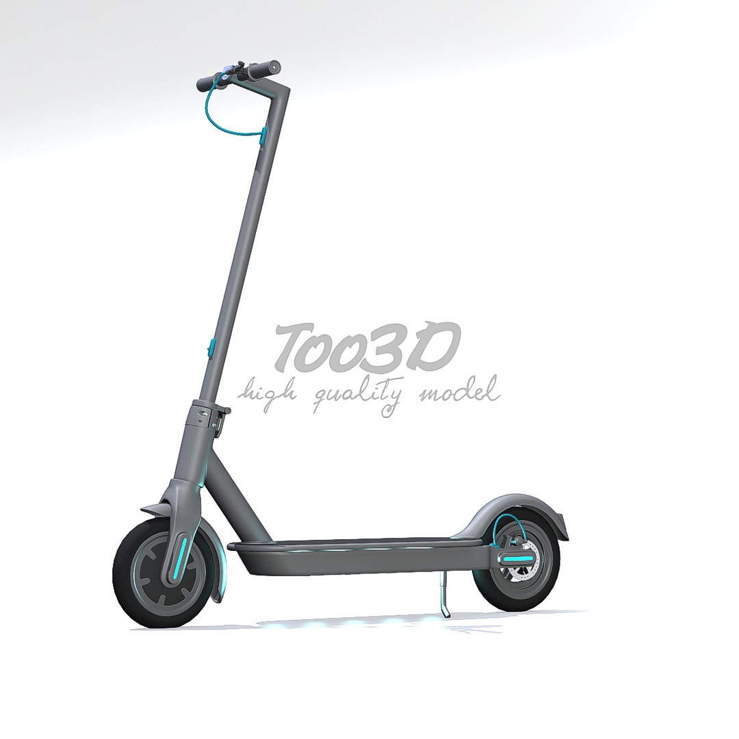 3D E Scooter Model - TurboSquid 1205508