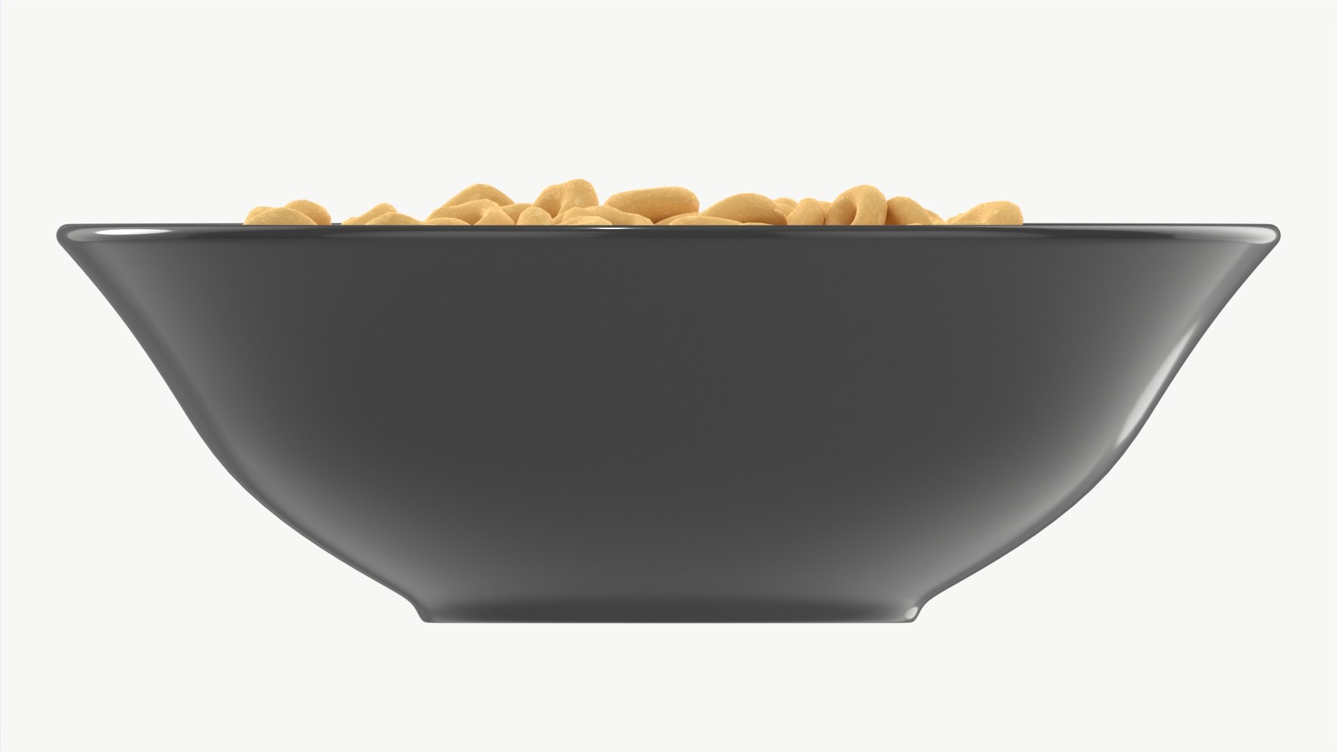3D Model Bowl Of Honey Cheerios With Milk - TurboSquid 1988038